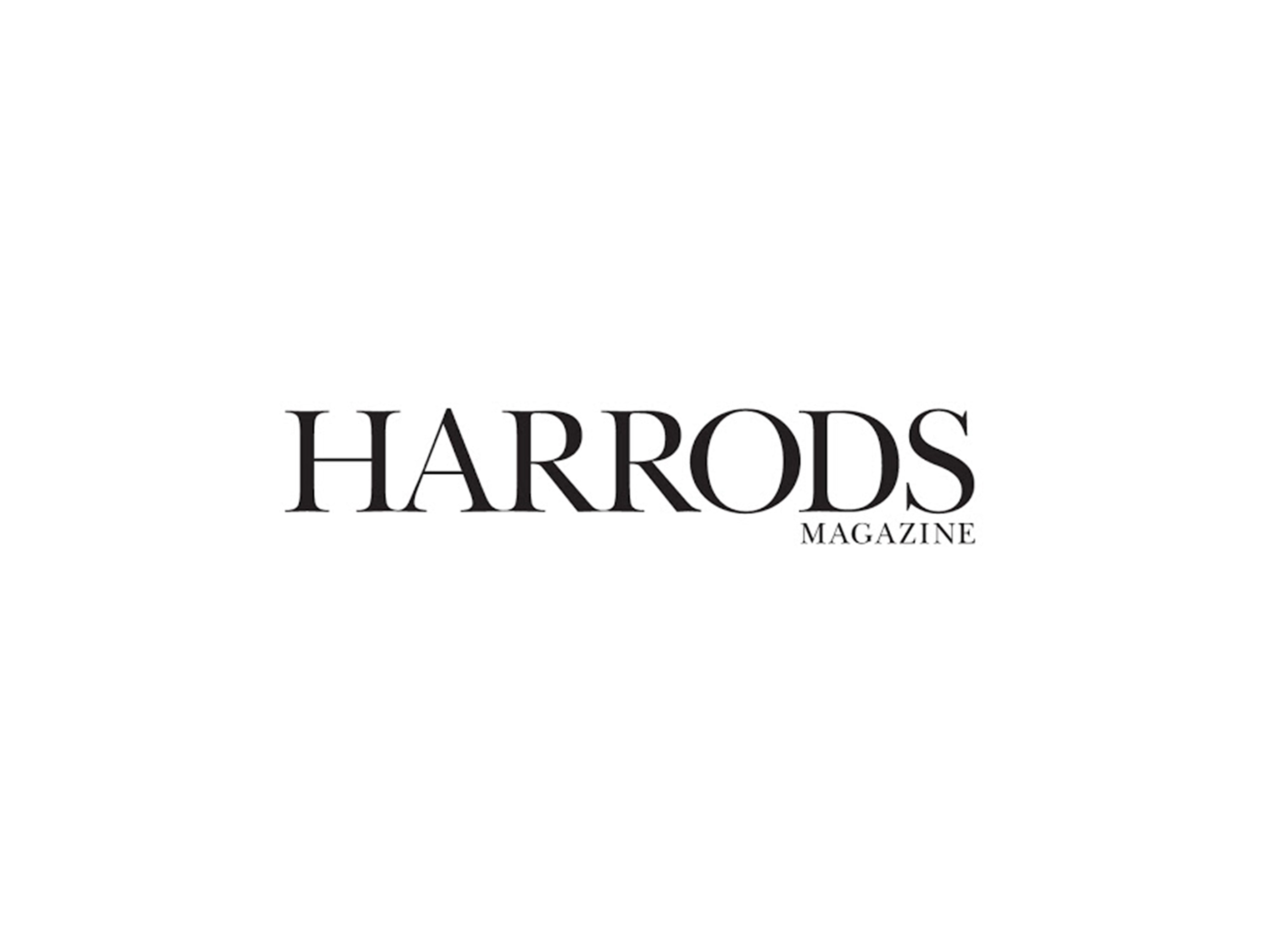 Harrods Magazine Logo London's New 'homeware Destination': Harrods