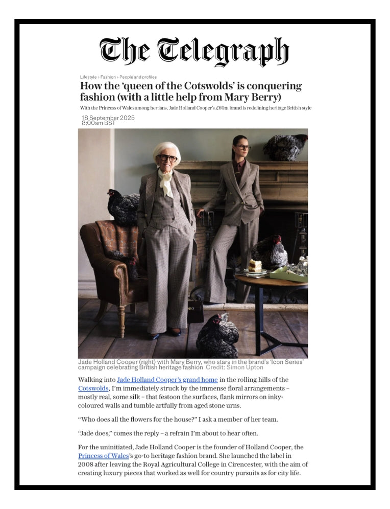 Hc In The Telegraph Holland Cooper