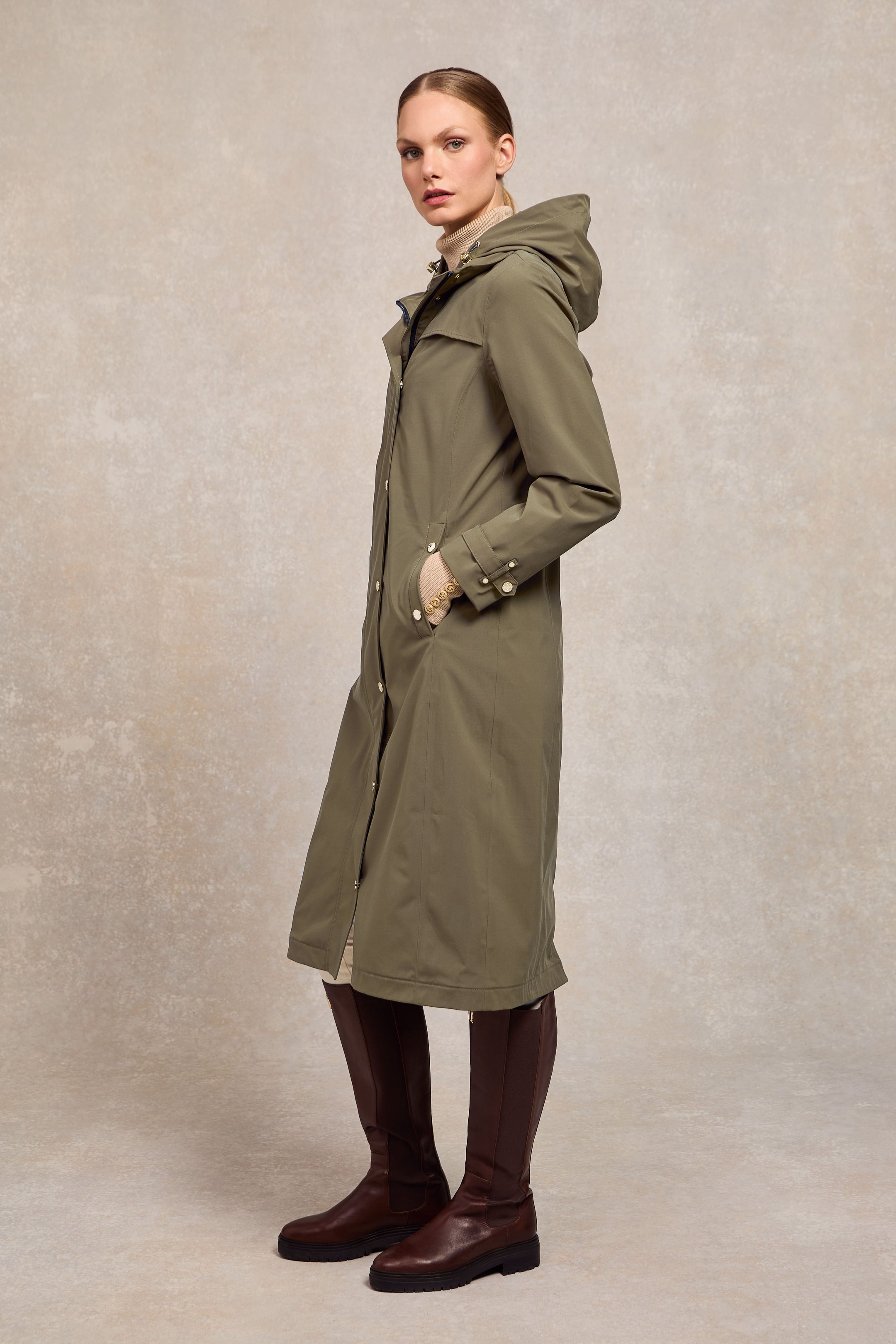 Folgate Rain Coat (Soft Khaki) – Holland Cooper