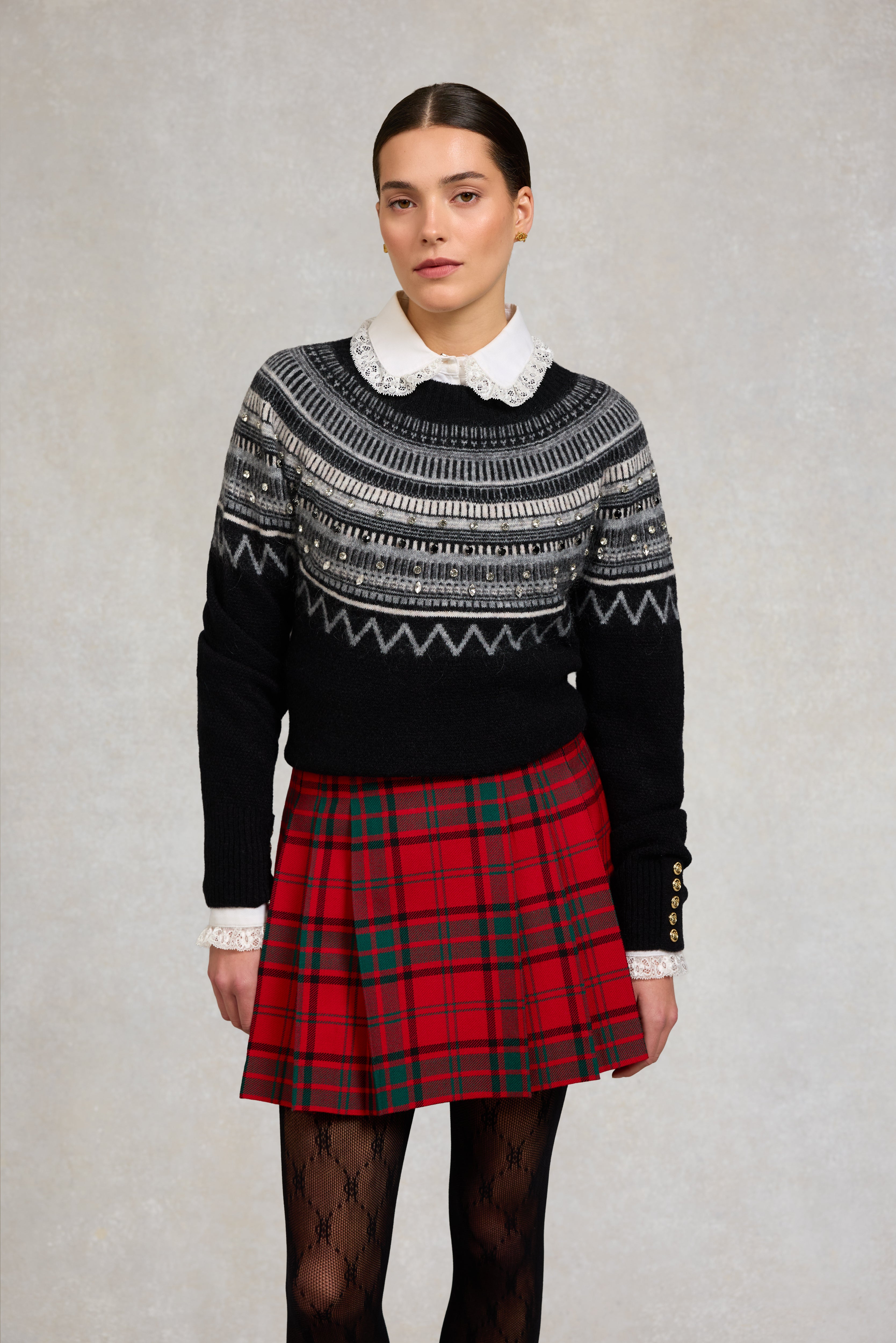 Belgravia Mini Skirt (Red Tartan) – Holland Cooper