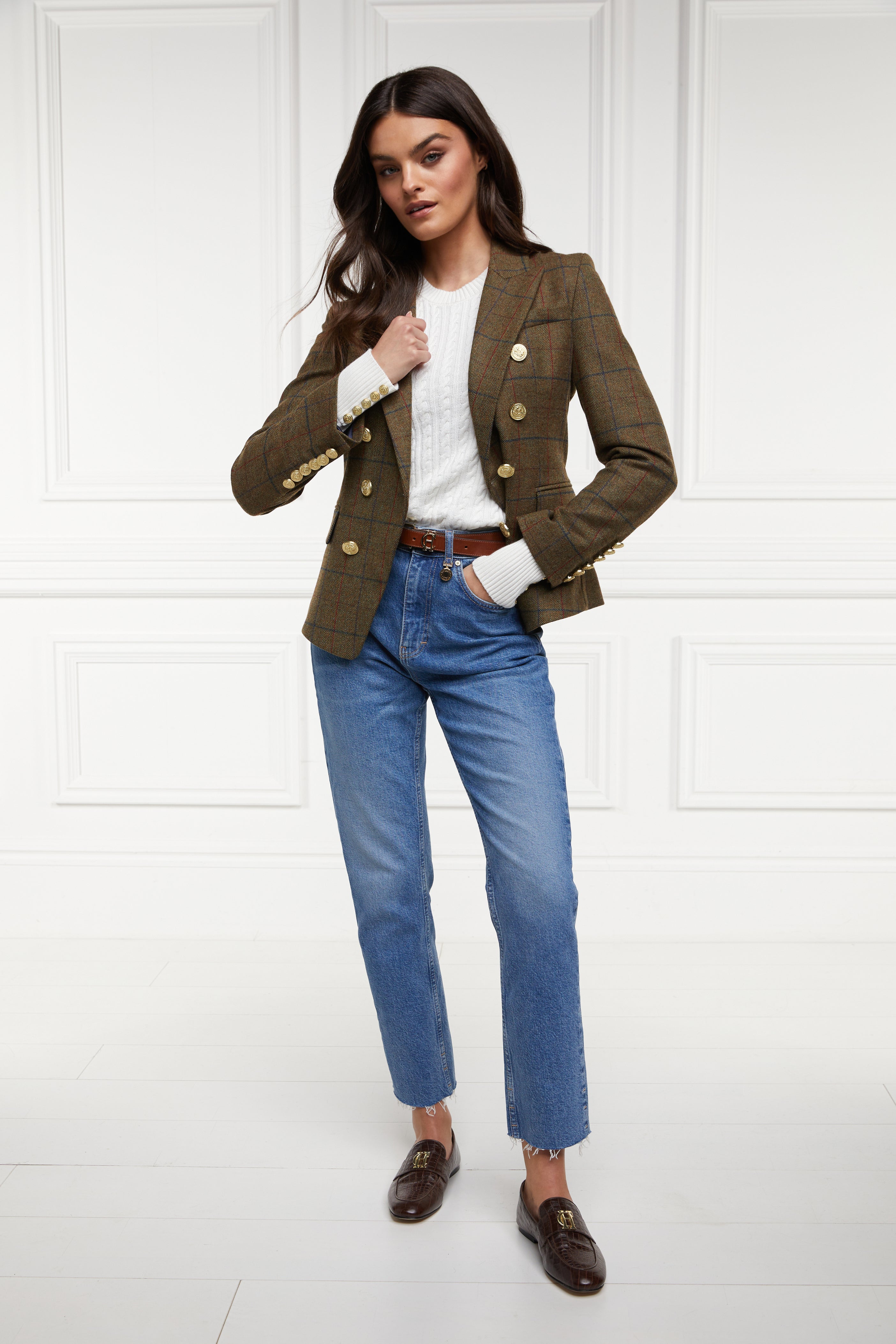 Knightsbridge Blazer (Glen Green) – Holland Cooper