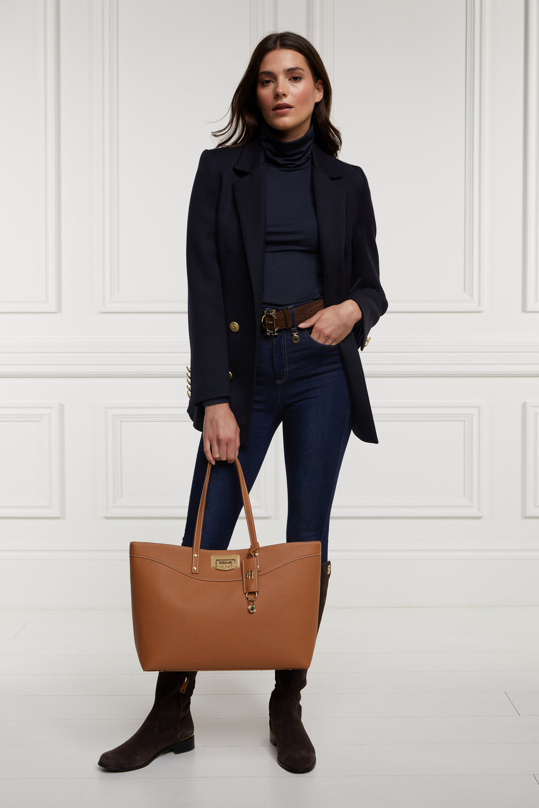 Essential Roll Neck (Ink Navy) – Holland Cooper