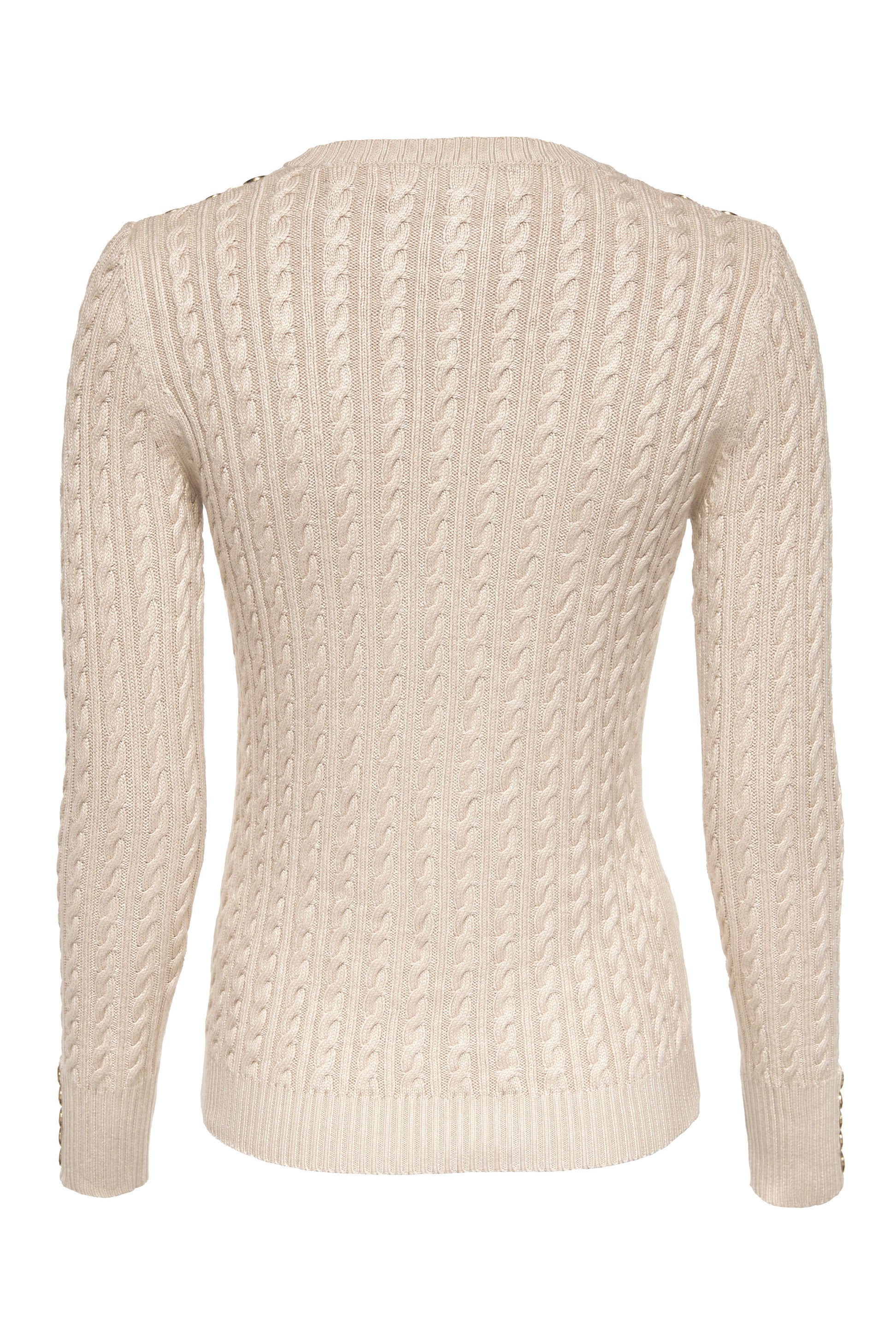 Seattle Cable Crew Knit (Oatmeal) – Holland Cooper
