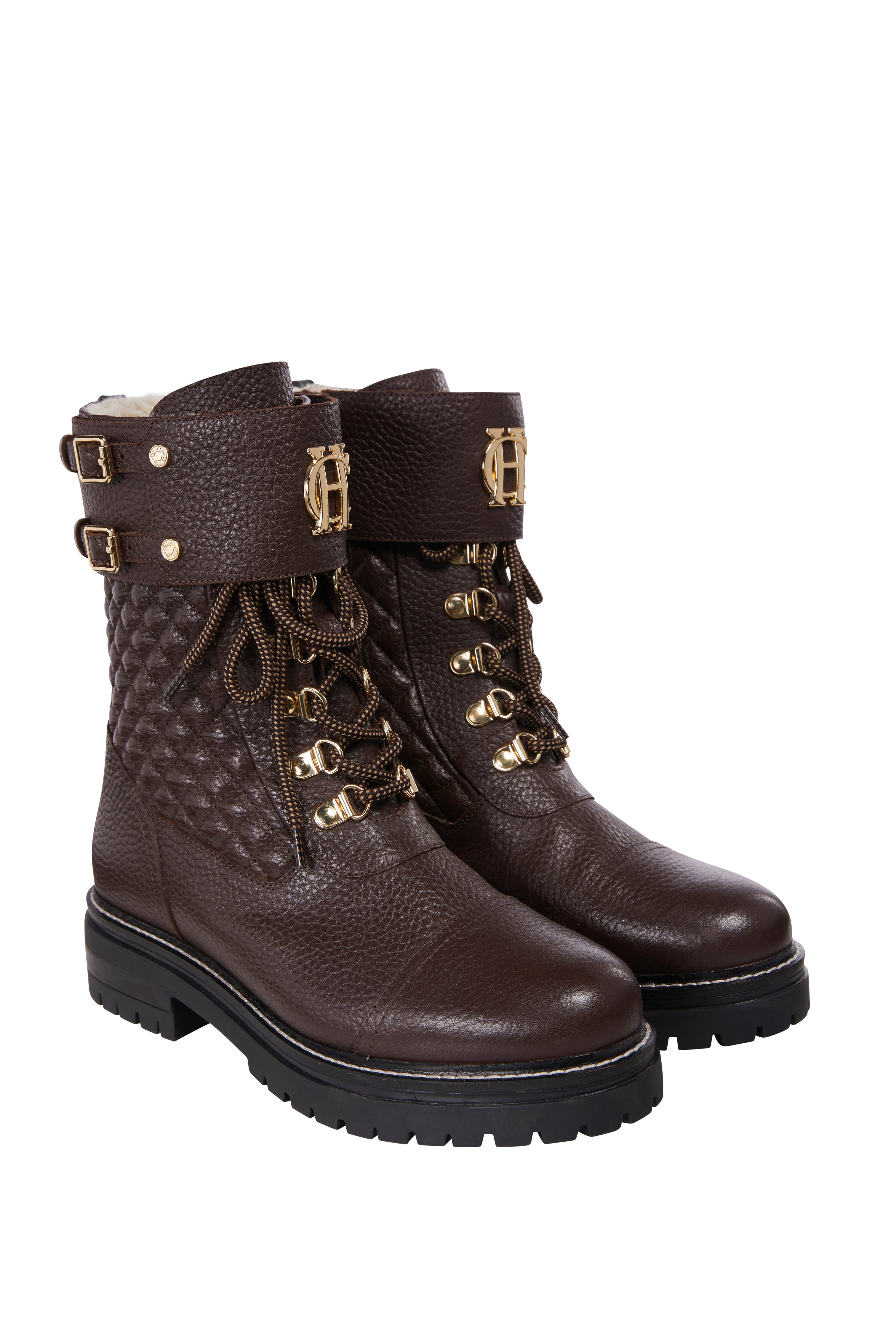 Camden Biker Boot (Chocolate) – Holland Cooper