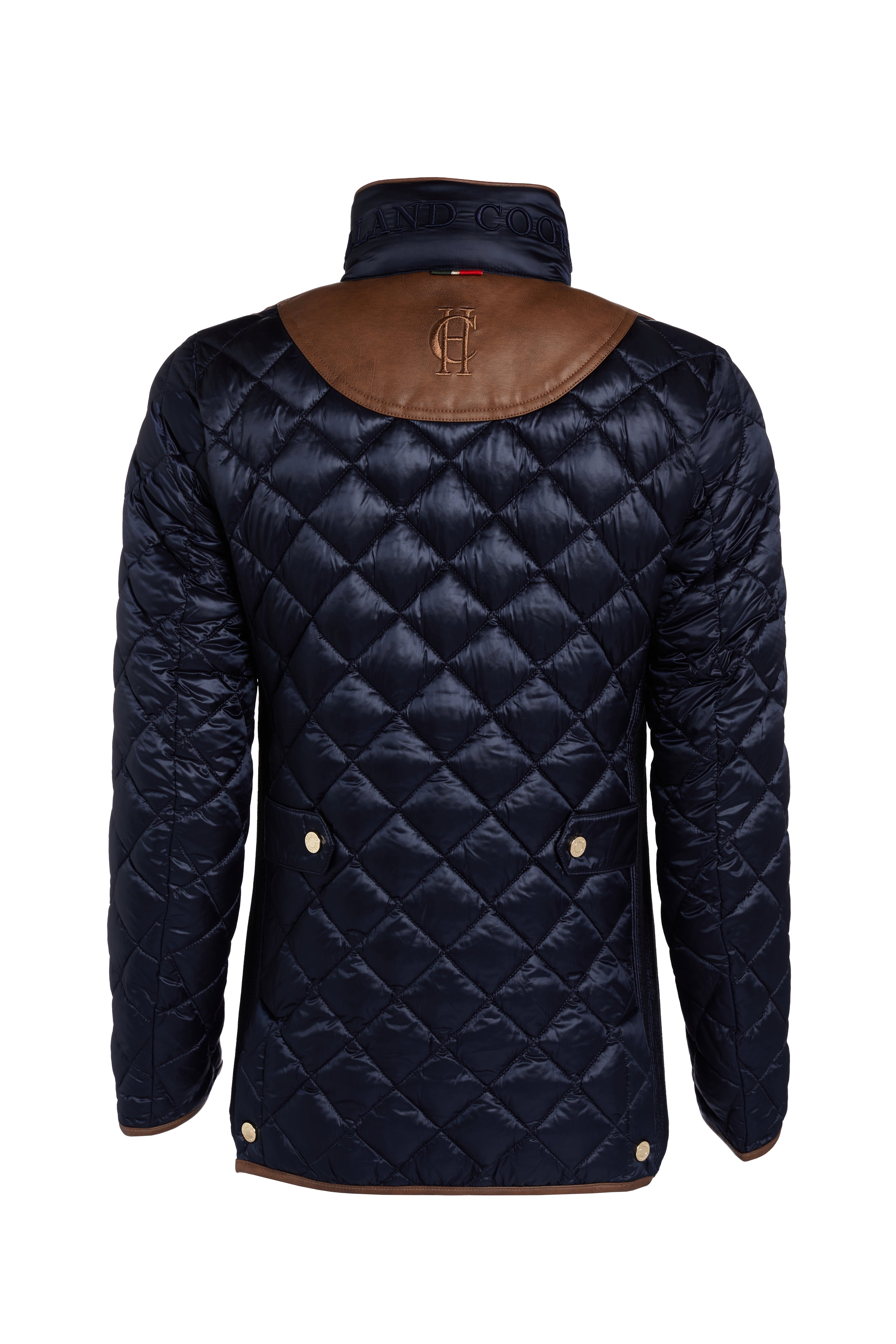 Diamond Quilt Classic Jacket (Ink Navy) – Holland Cooper