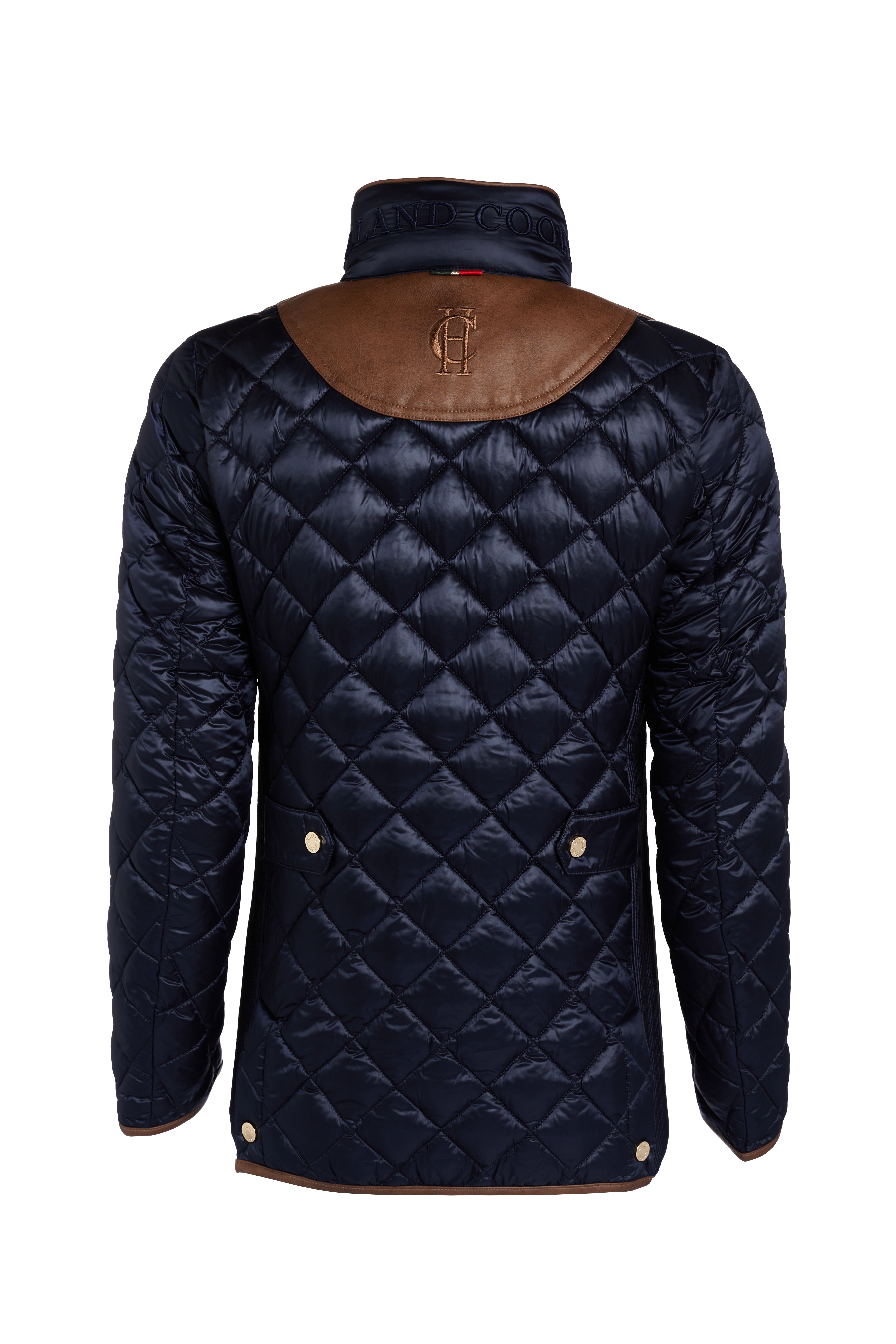 Diamond Quilt Classic Jacket (Ink Navy) – Holland Cooper