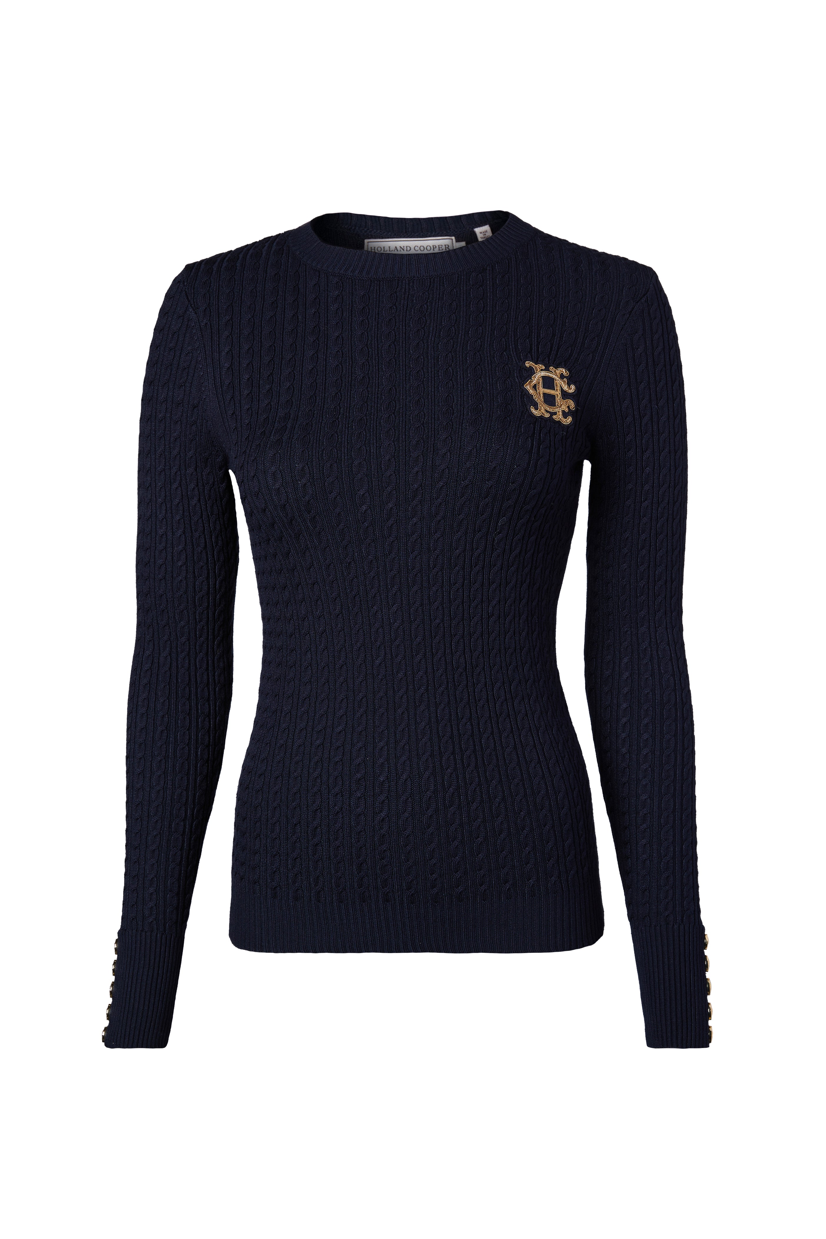 Princeton Crew Neck Knit (Ink Navy) – Holland Cooper