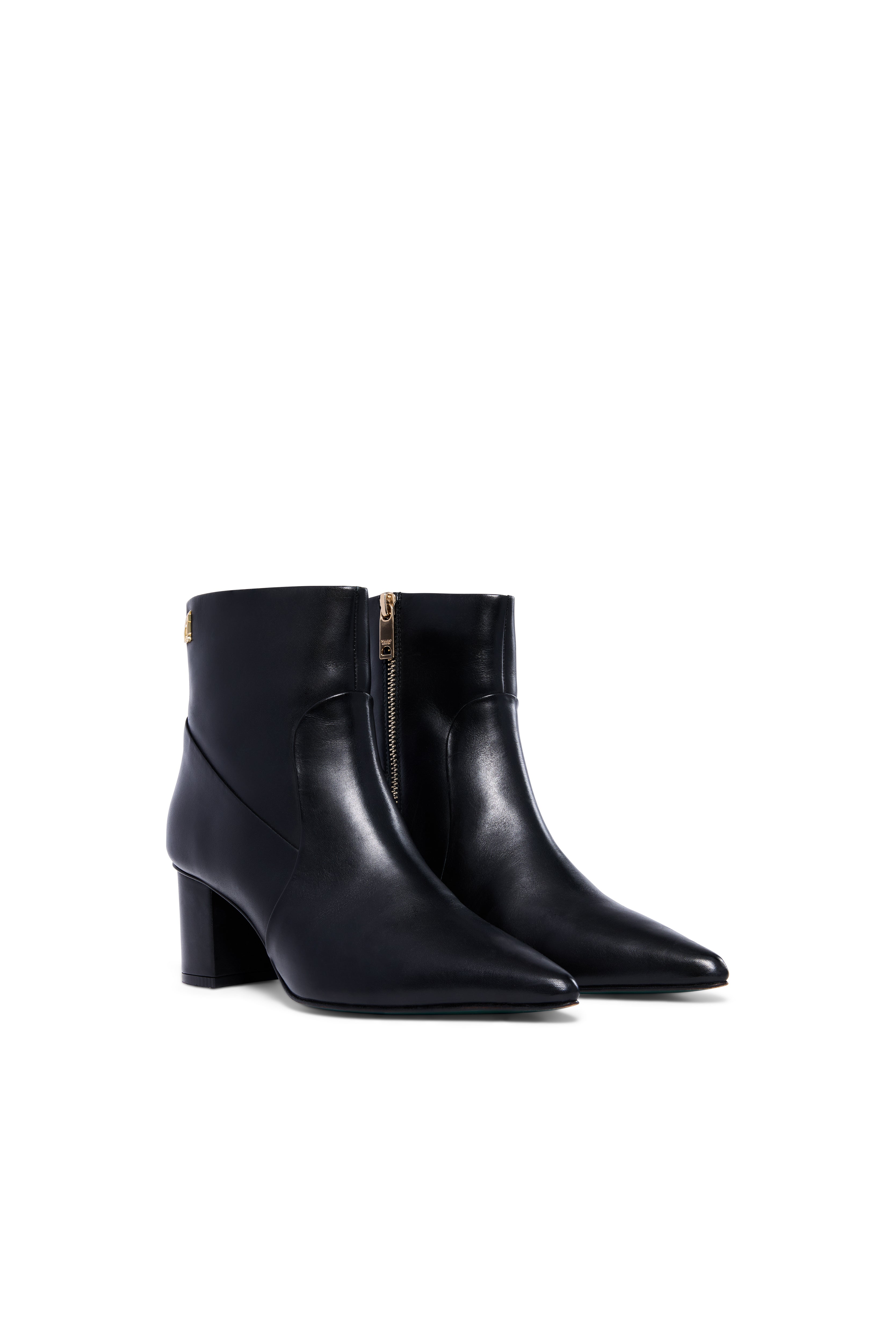 Regency Mid Heel Ankle Boot (Black) – Holland Cooper