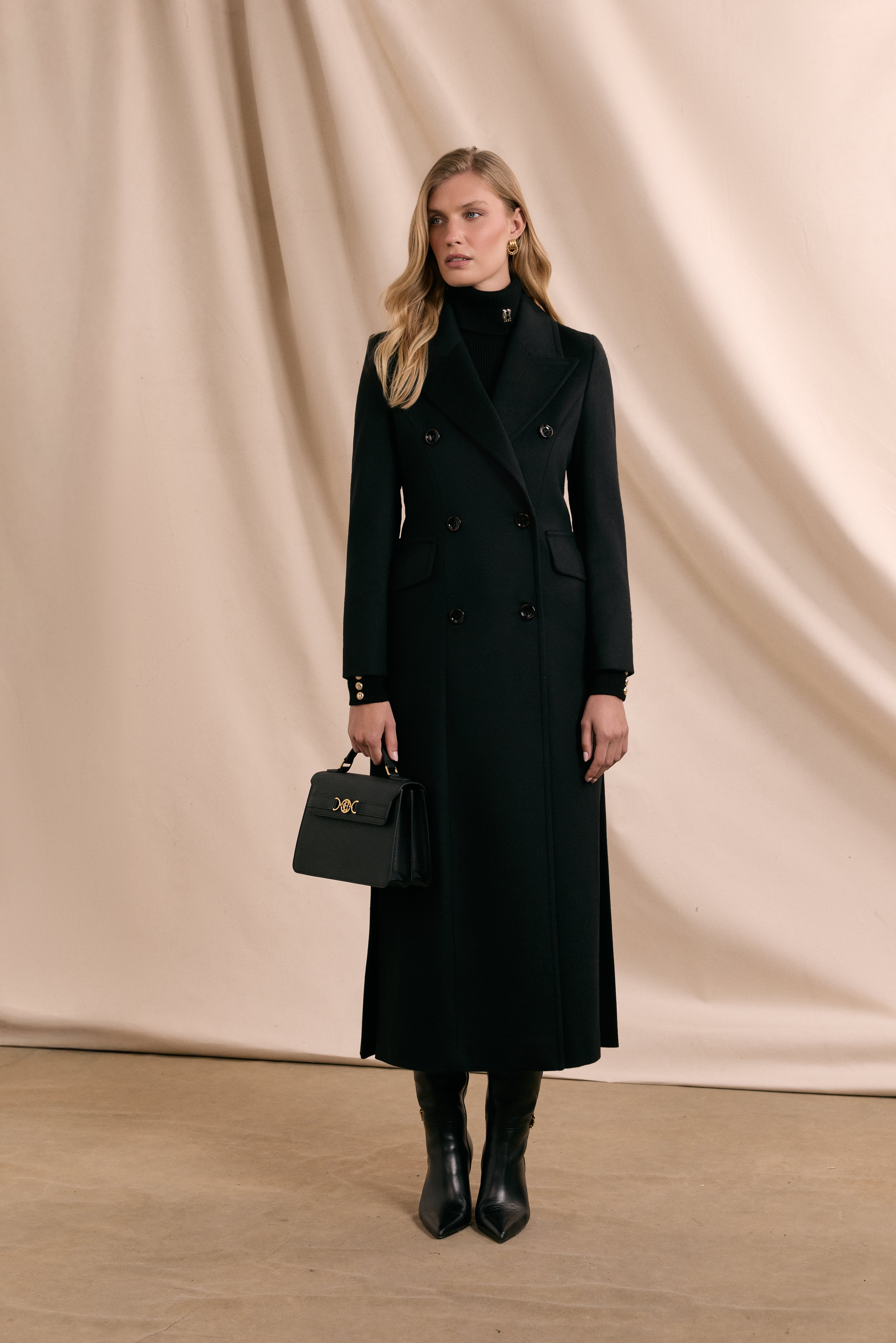 The Trinity Coat (Soft Black) – Holland Cooper