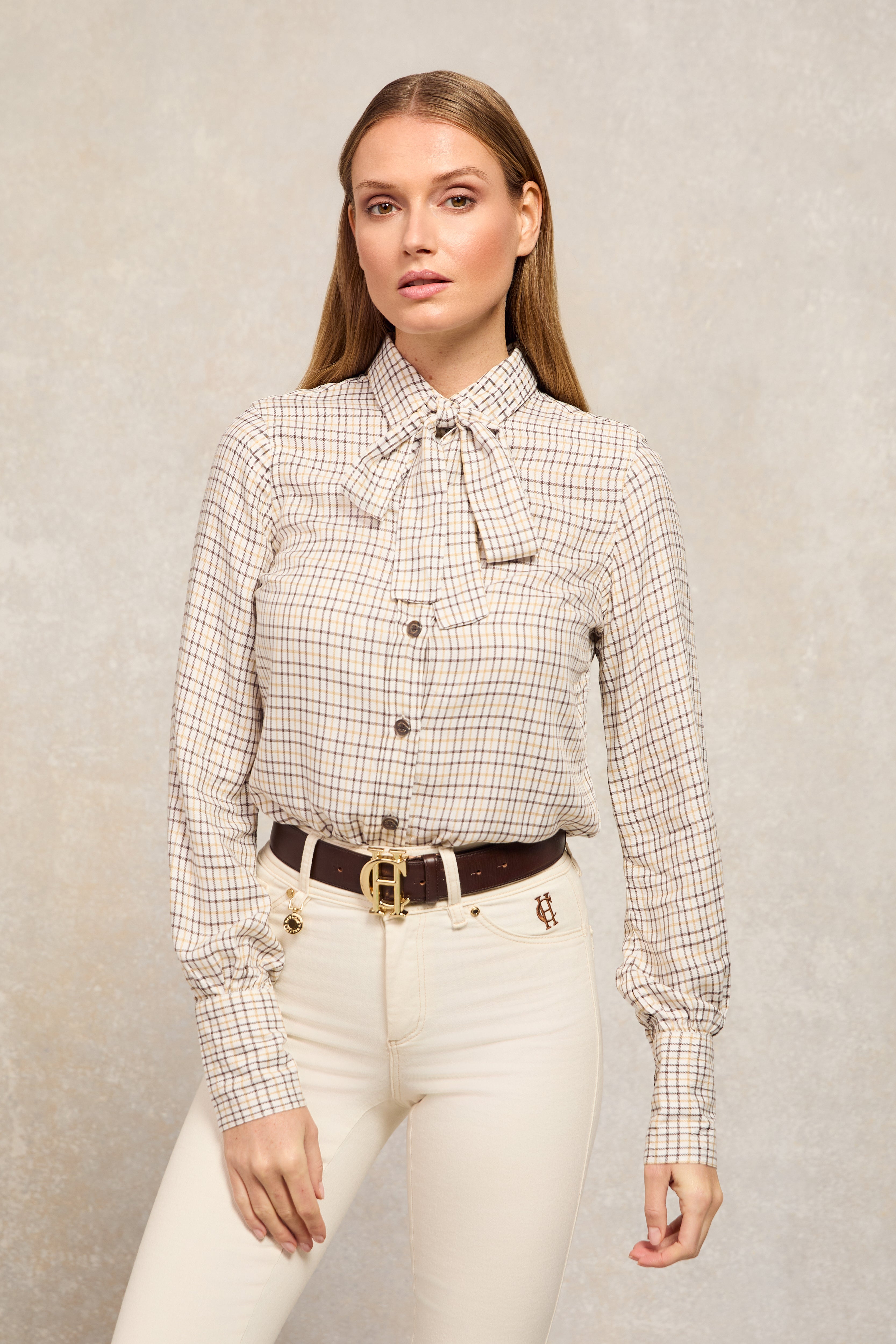 Heritage Shirt (Cheltenham Camel Check) – Holland Cooper