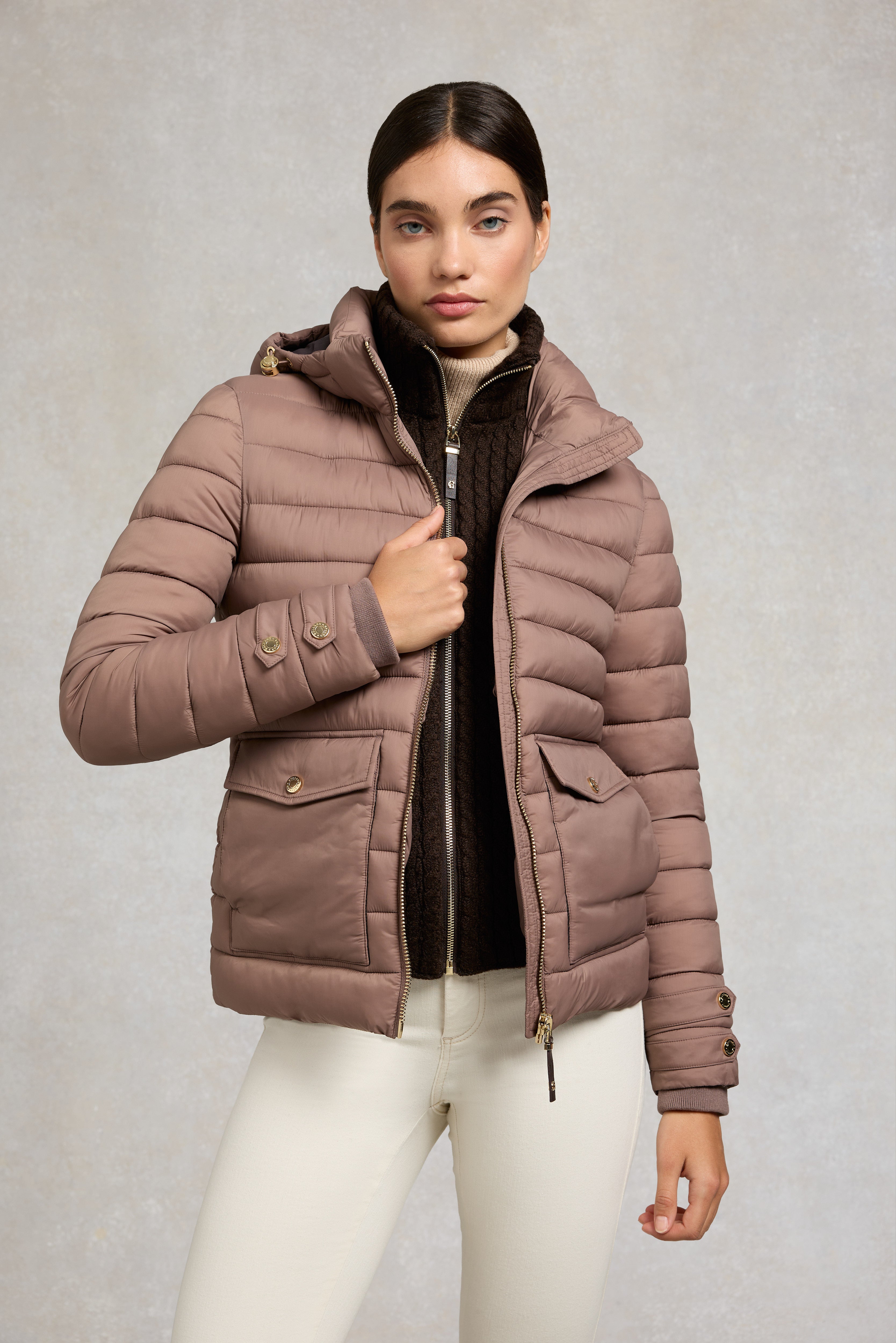 Pearson Hybrid Jacket (Mushroom) – Holland Cooper