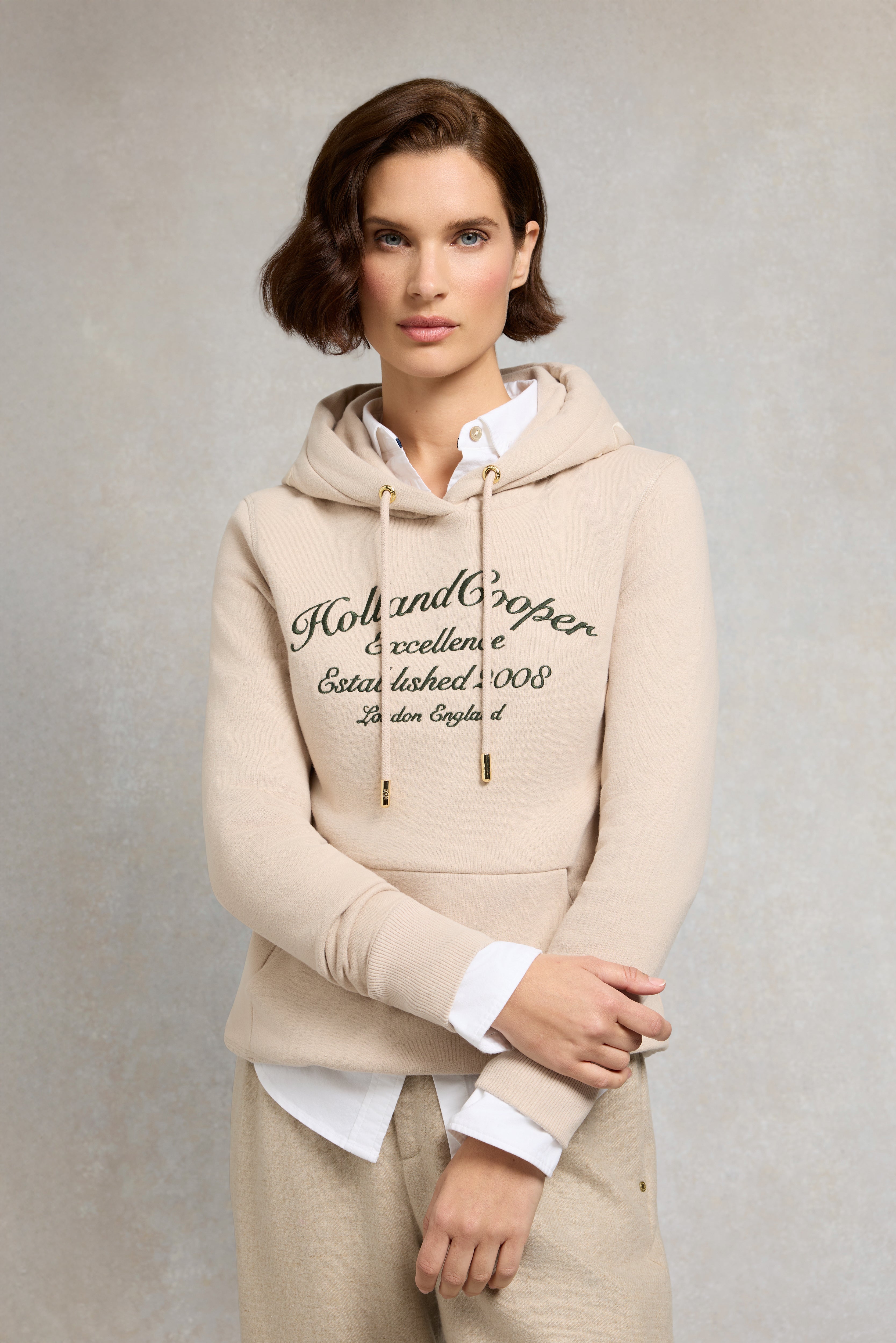 Ivy League Hoodie (Stone) – Holland Cooper