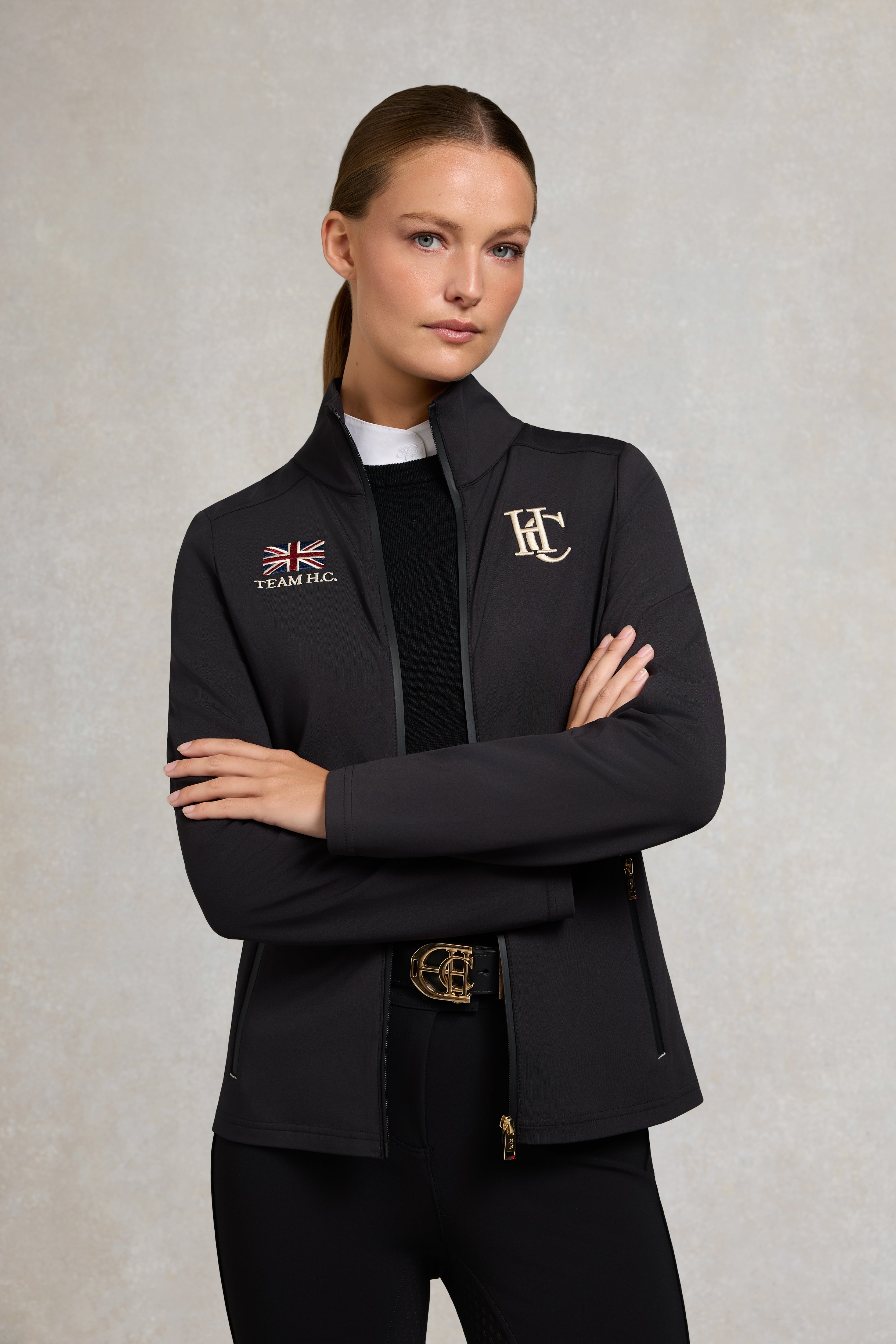 Rocana Zip Through Softshell (Black) – Holland Cooper