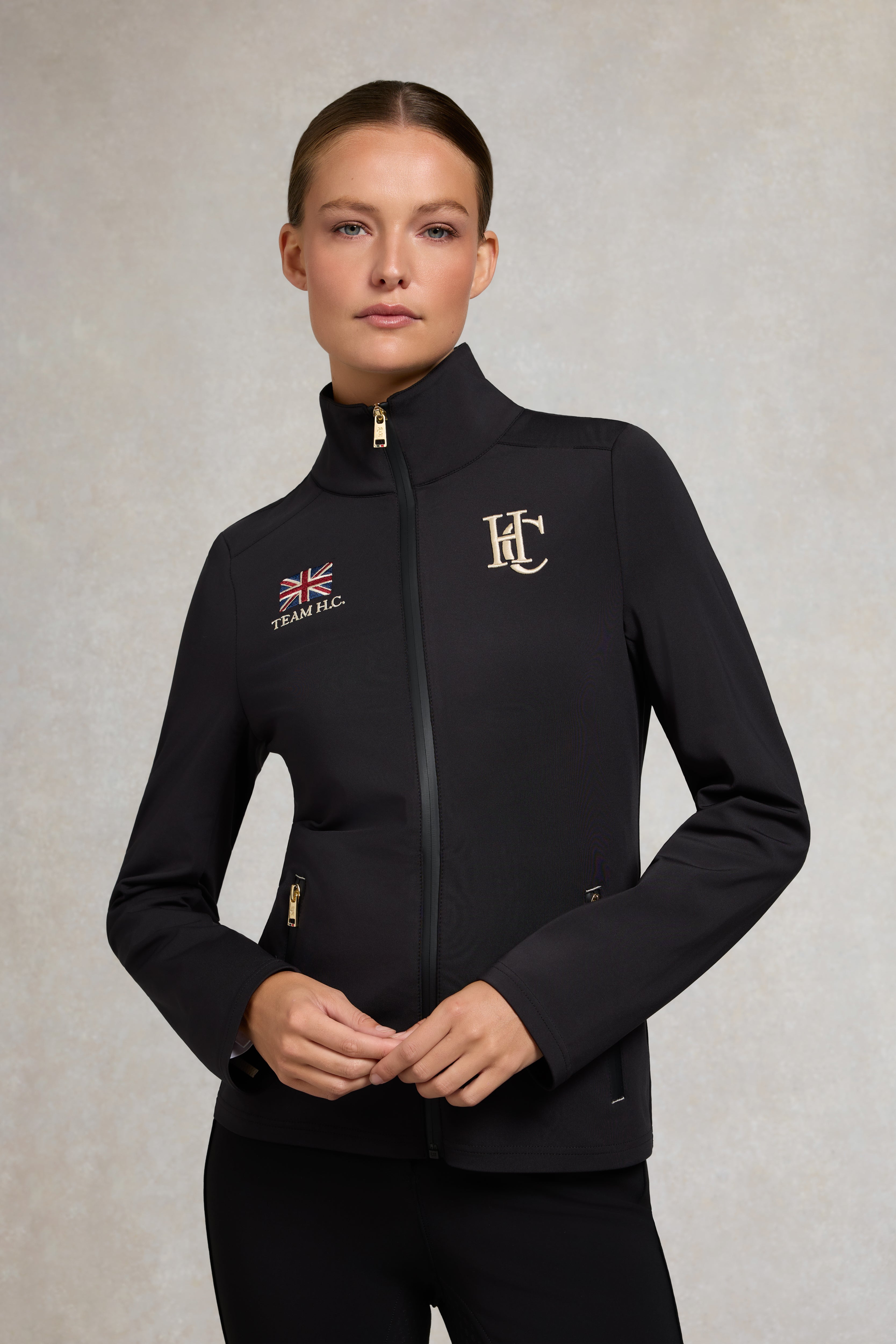 Rocana Zip Through Softshell (Black) – Holland Cooper
