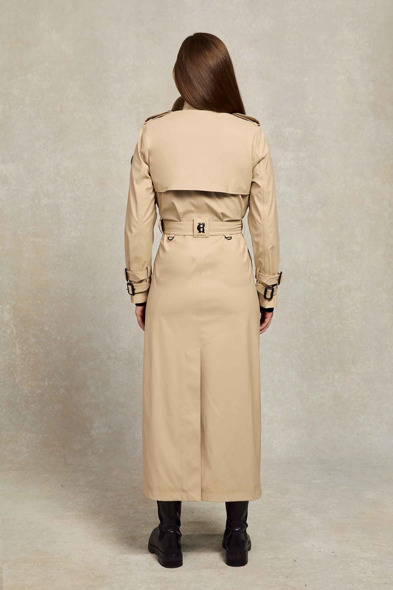 Full Length Kendal Waterproof Trench Coat (Stone) – Holland Cooper
