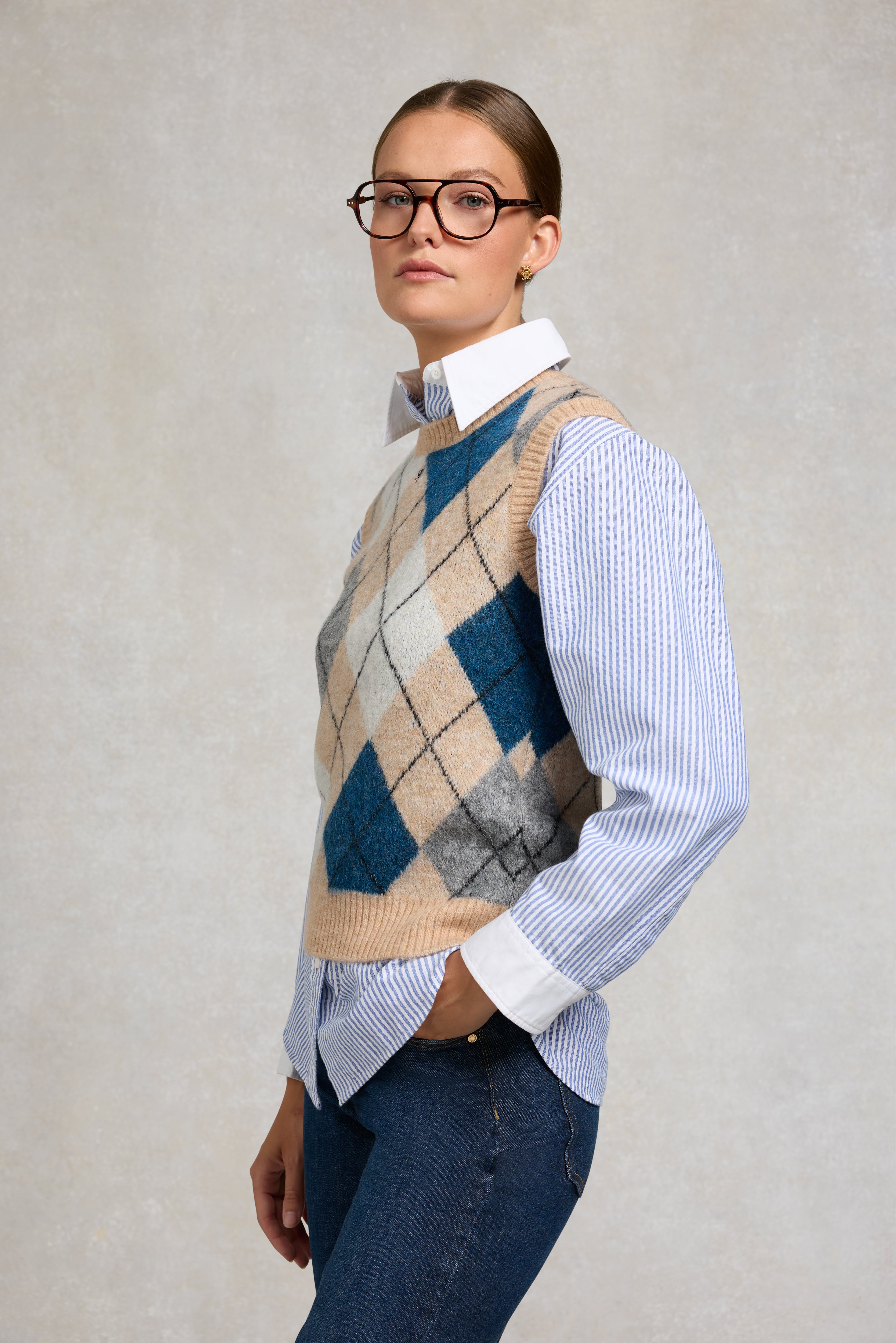Amy Knitted Tank (Camel) – Holland Cooper