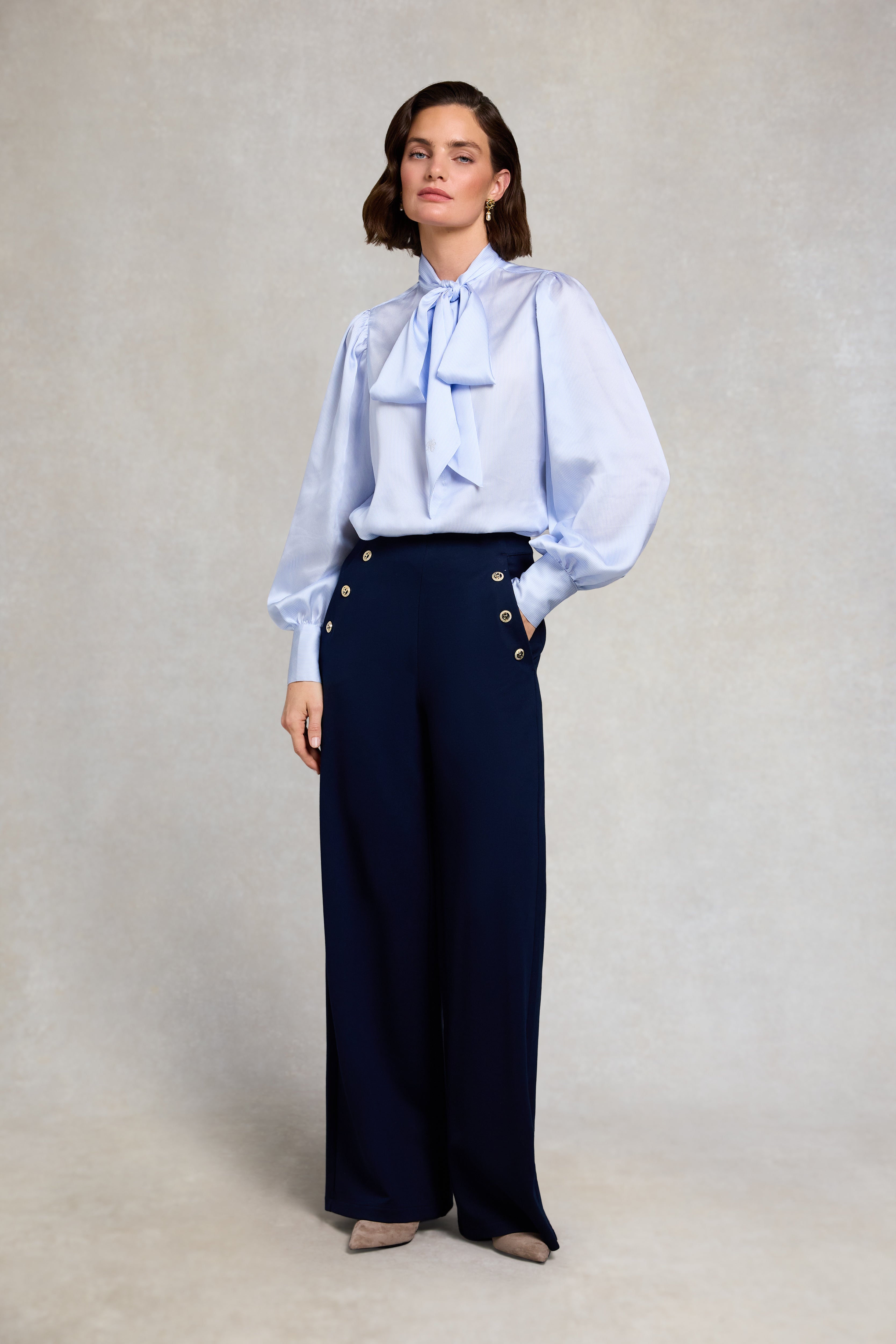Ariella Blouse (Sky Stripe) – Holland Cooper