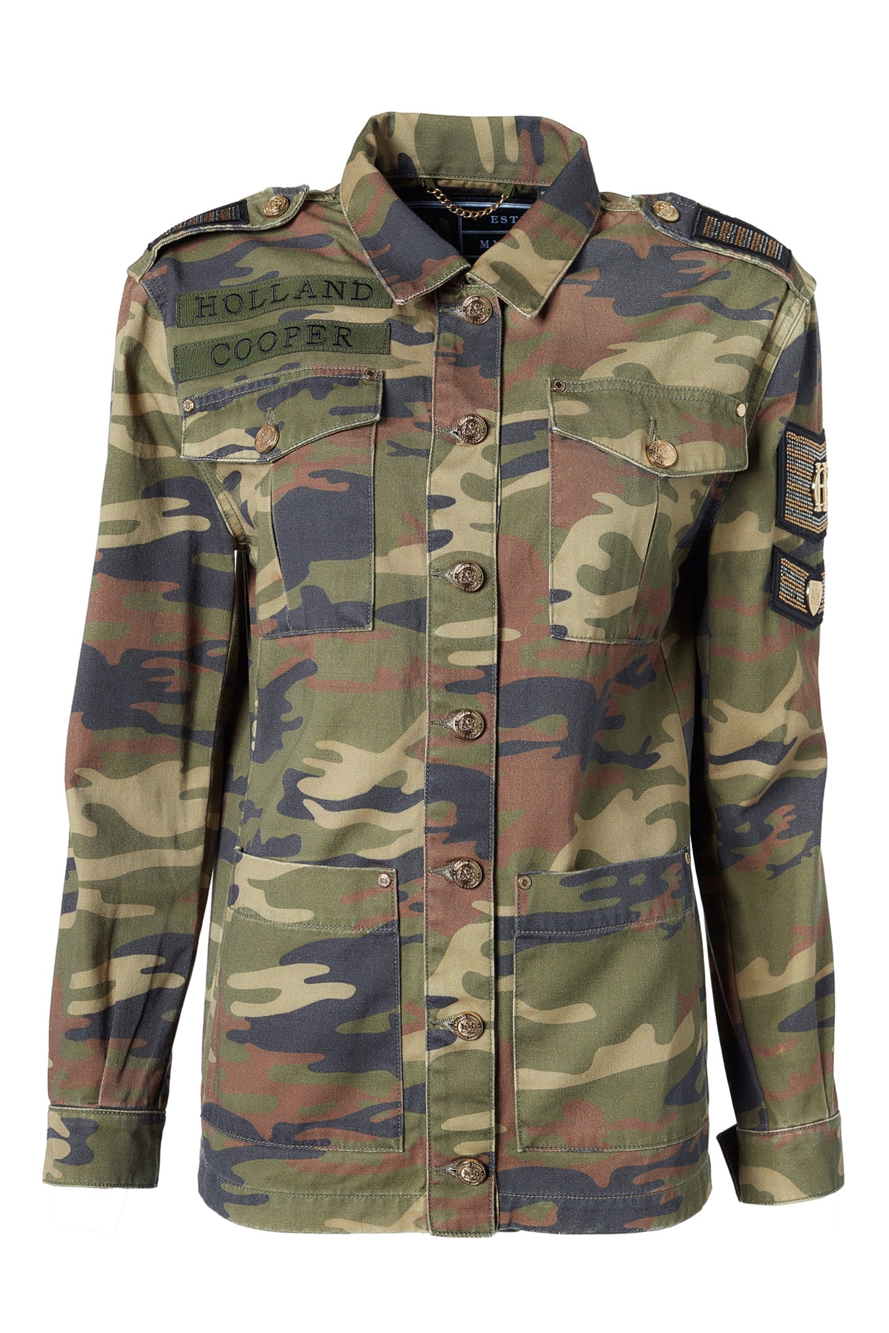 Premium Artillery Jacket (Washed Camo) – Holland Cooper