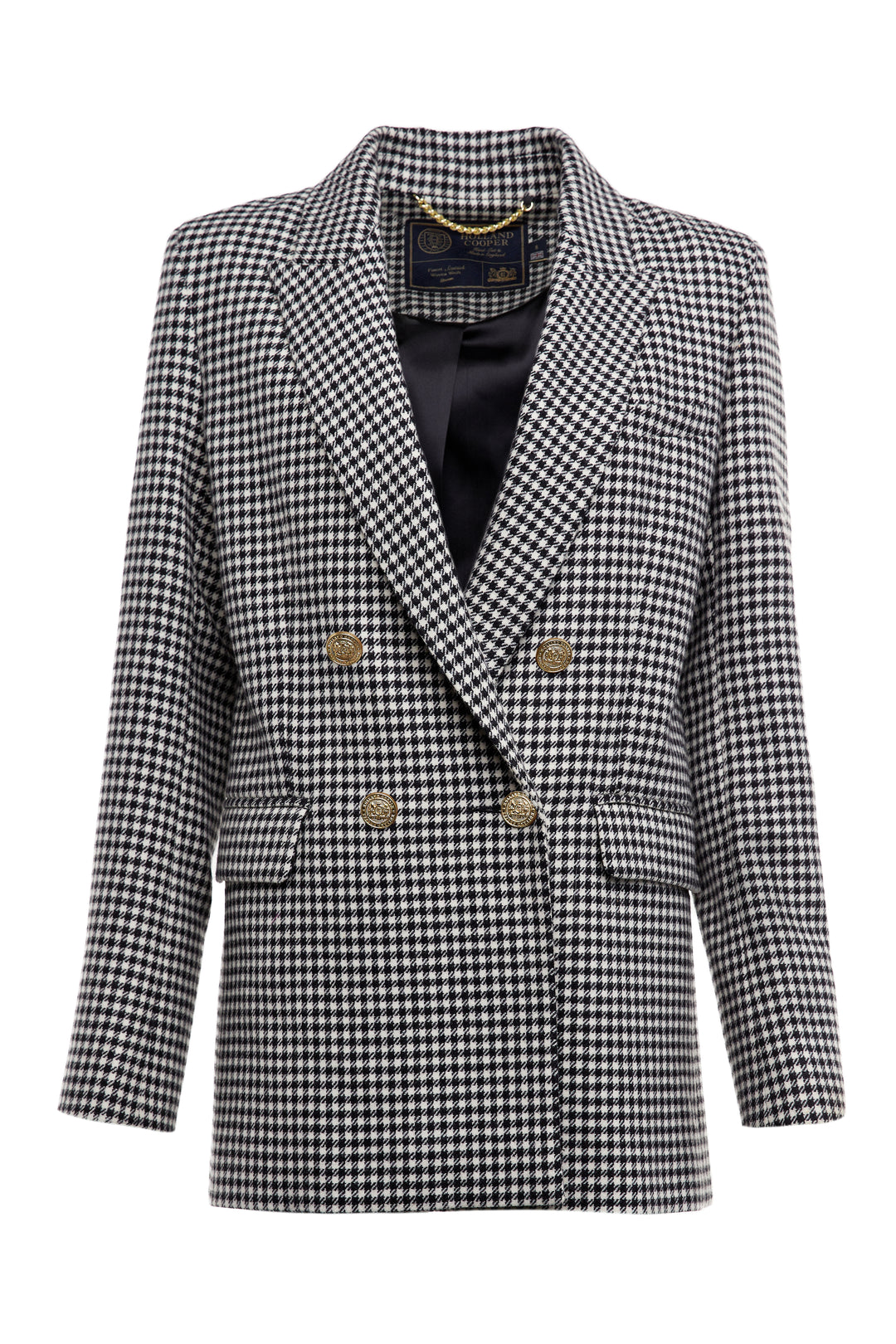 The Black & White Puppy Tooth Suit – Holland Cooper