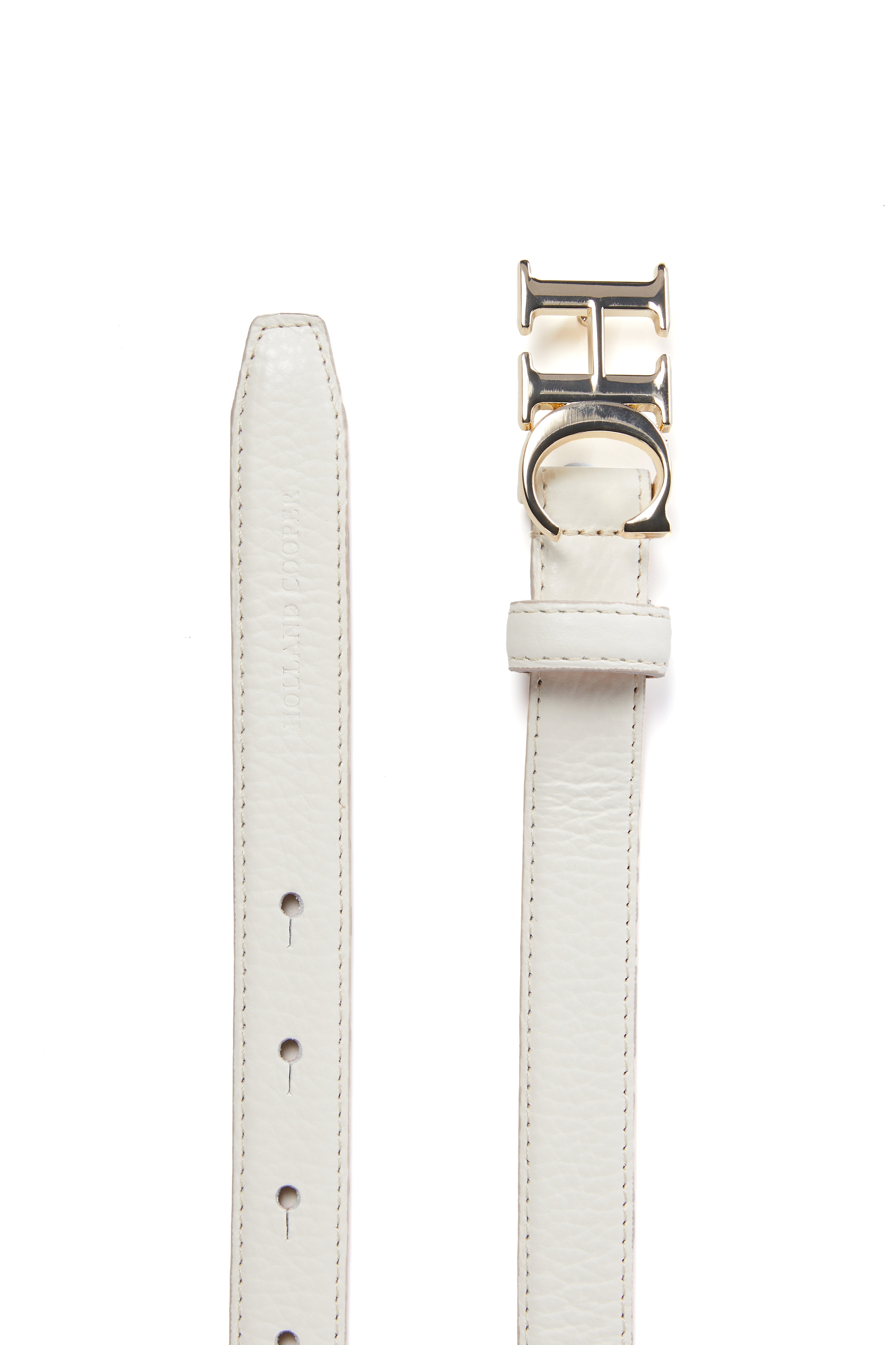 Atelier Ultra Slim Belt (Off White) – Holland Cooper