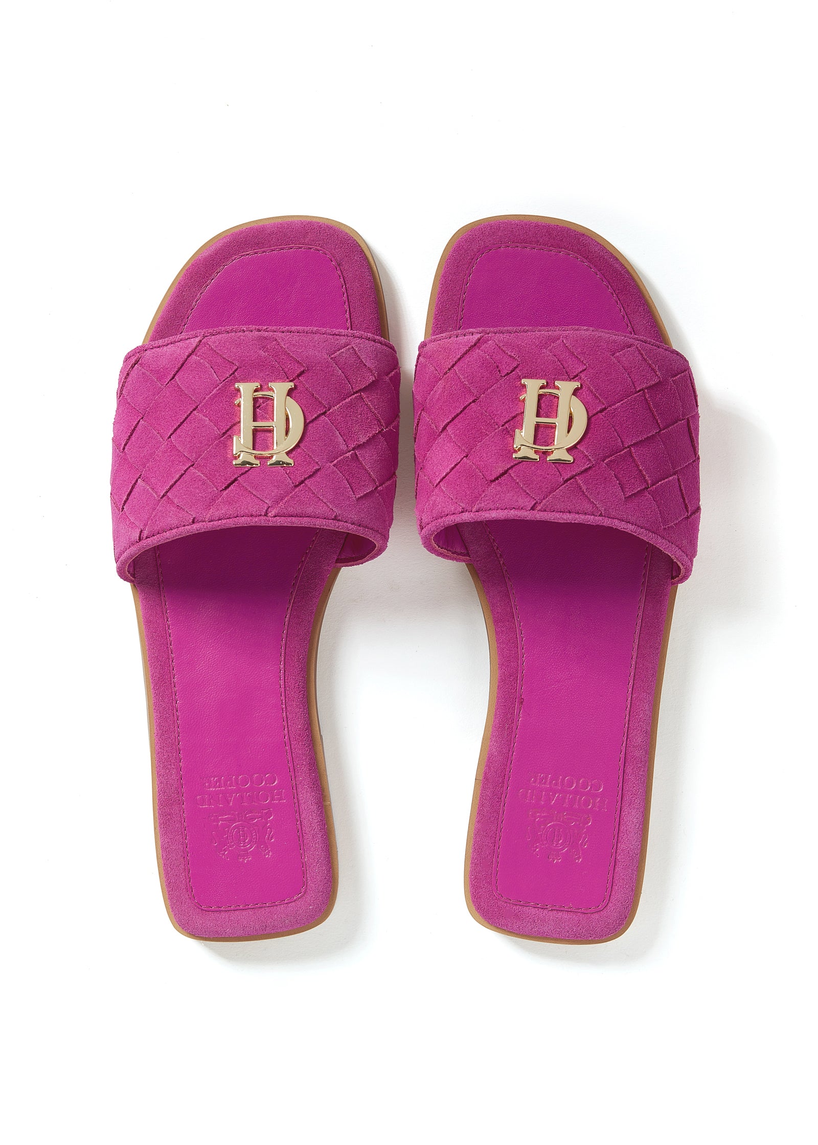 Chelsea Slides (Fuchsia) – Holland Cooper