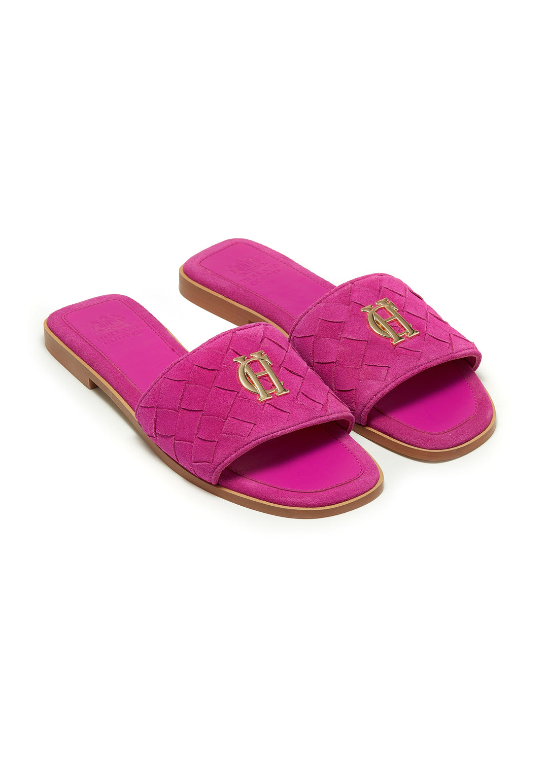 Chelsea Slides (Fuchsia) – Holland Cooper