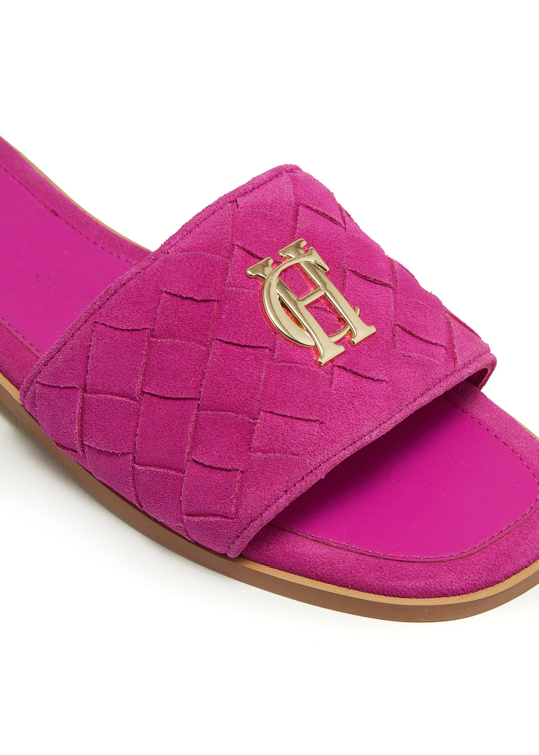 Chelsea Slides (Fuchsia) – Holland Cooper