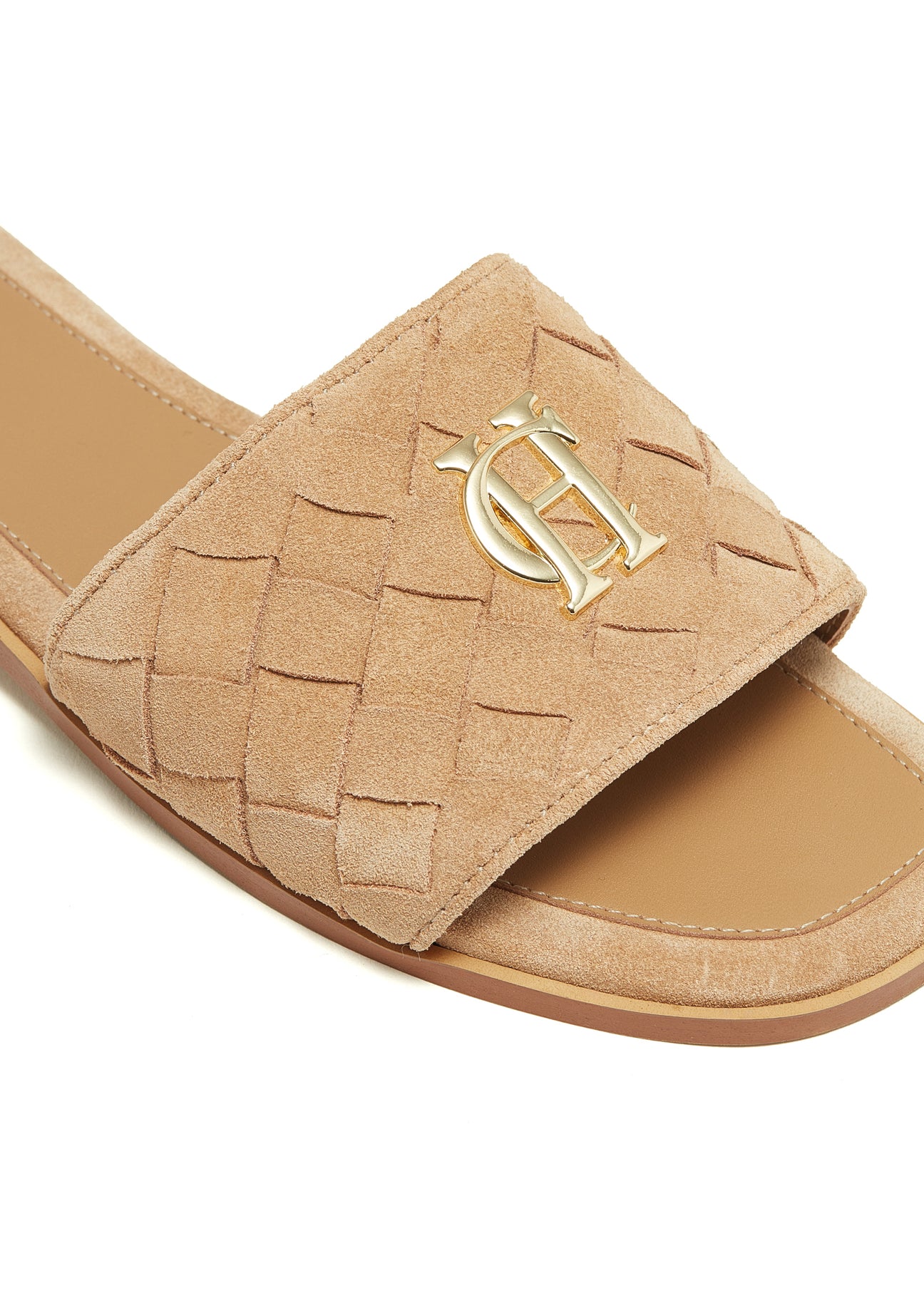 Chelsea Slides (Taupe) – Holland Cooper