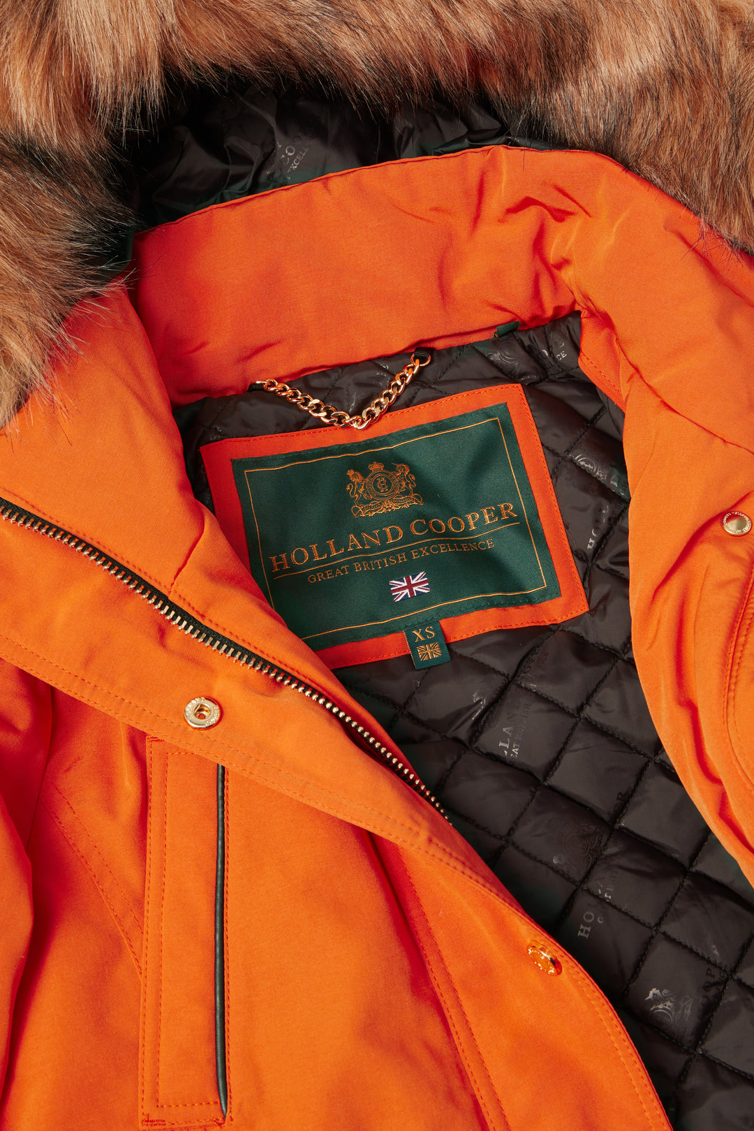 Corvara Parka (Burnt Orange) – Holland Cooper