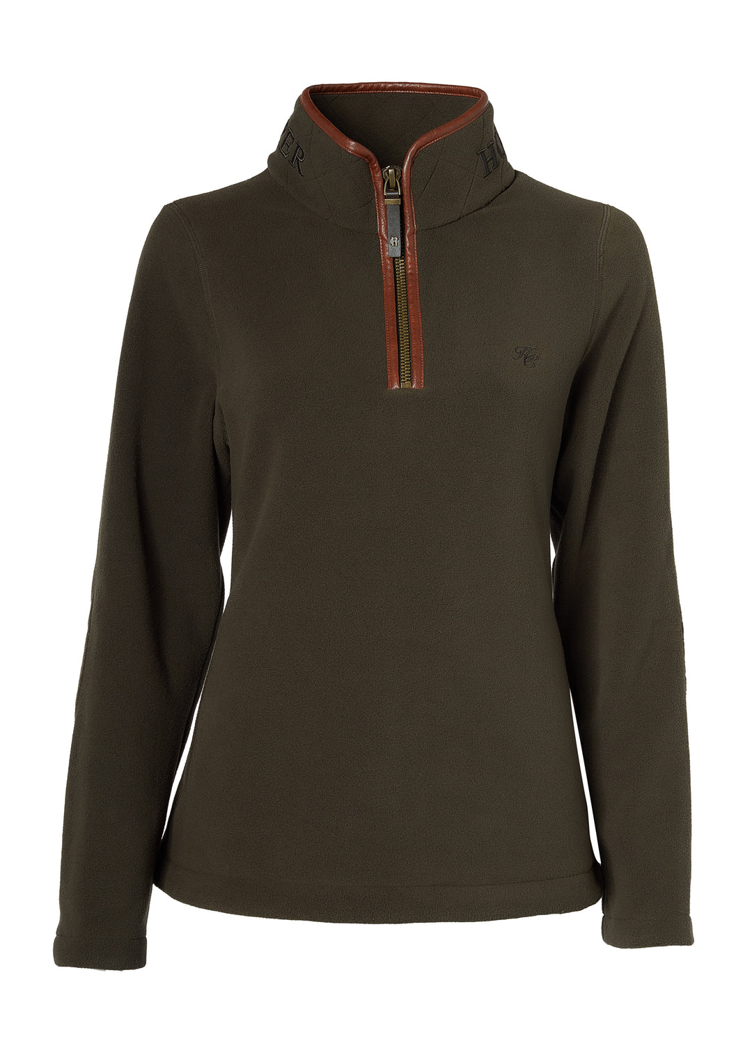 Country Fleece Quarter Zip (Khaki) – Holland Cooper