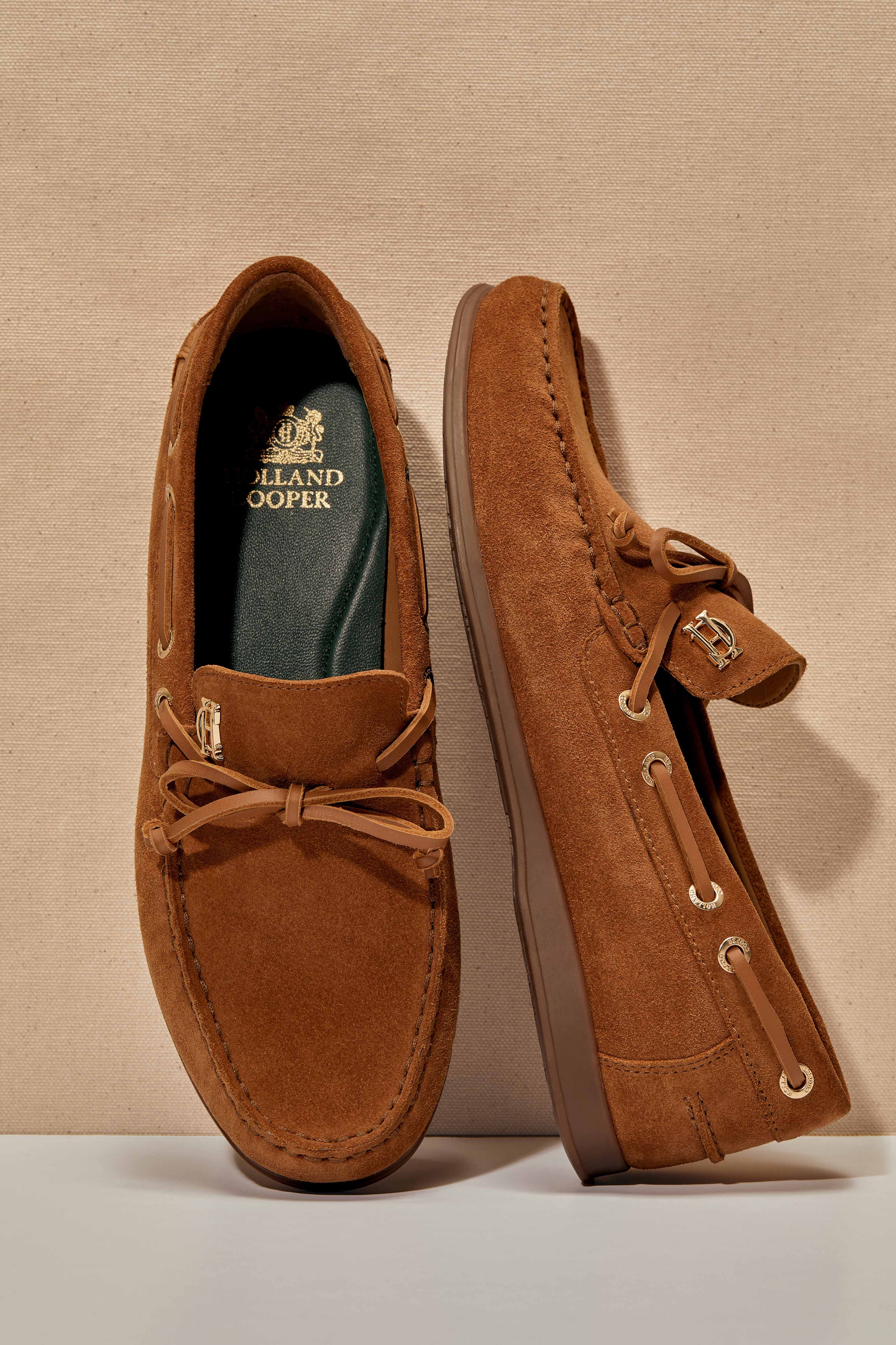 Deck Shoe (Tan) – Holland Cooper