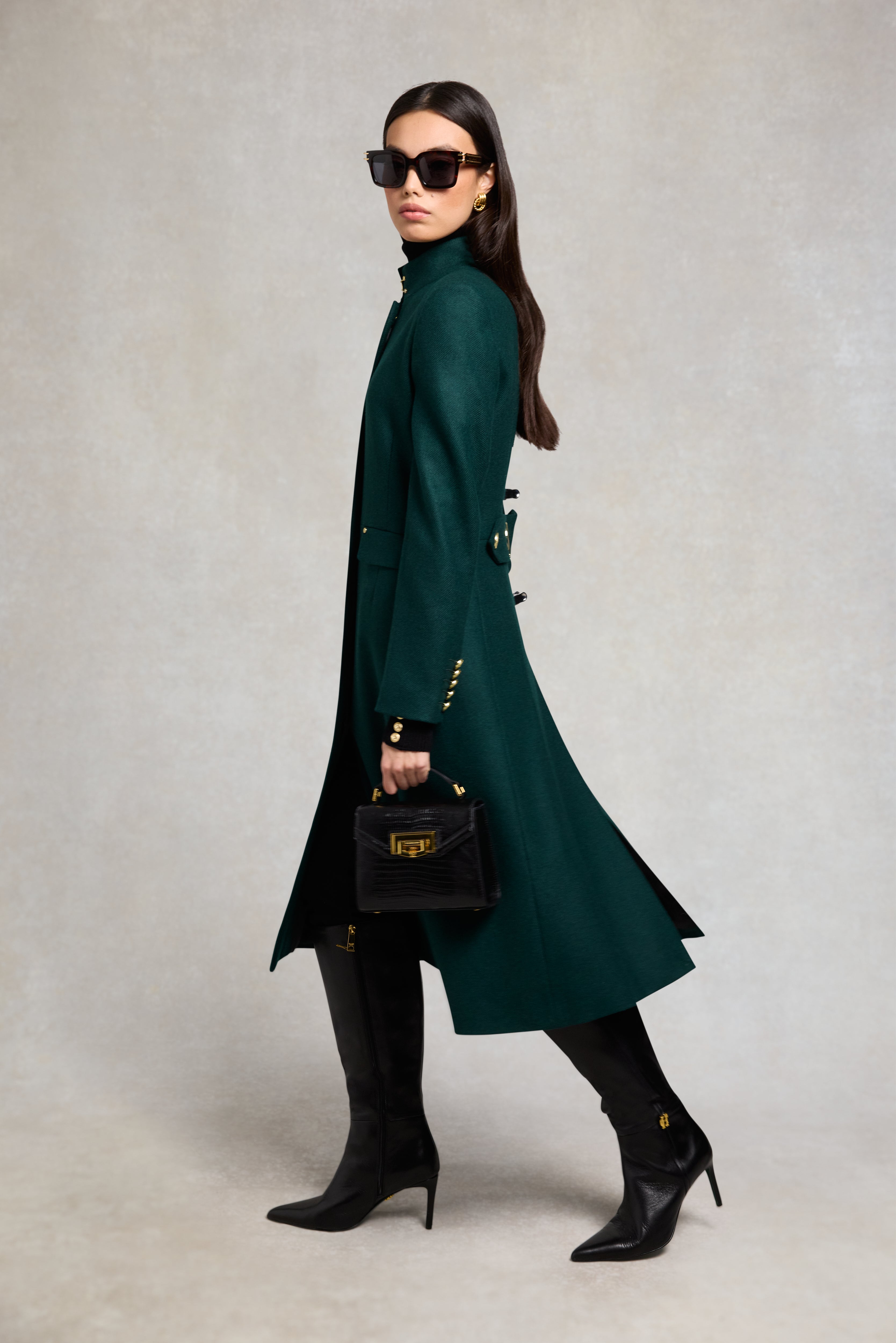 Dowdeswell Coat (Emerald) – Holland Cooper