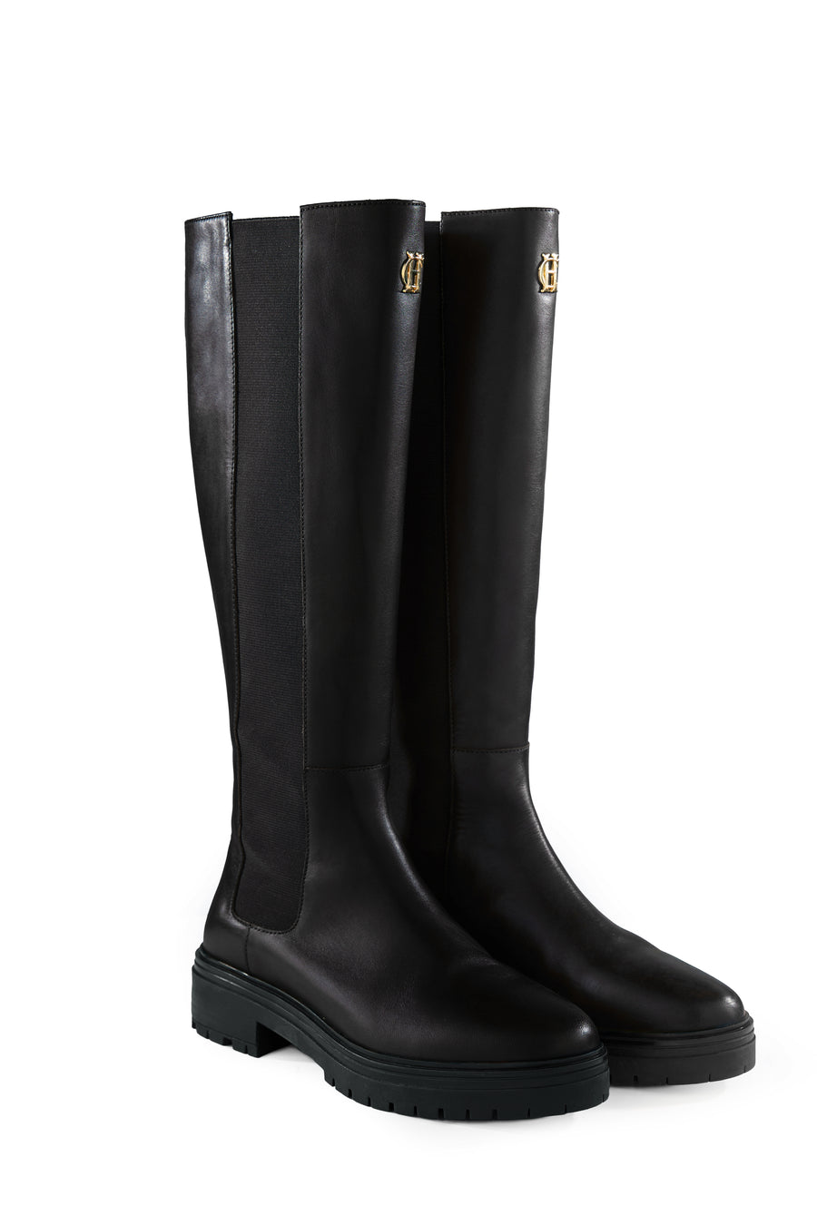 Astoria Knee Boot (Black) – Holland Cooper