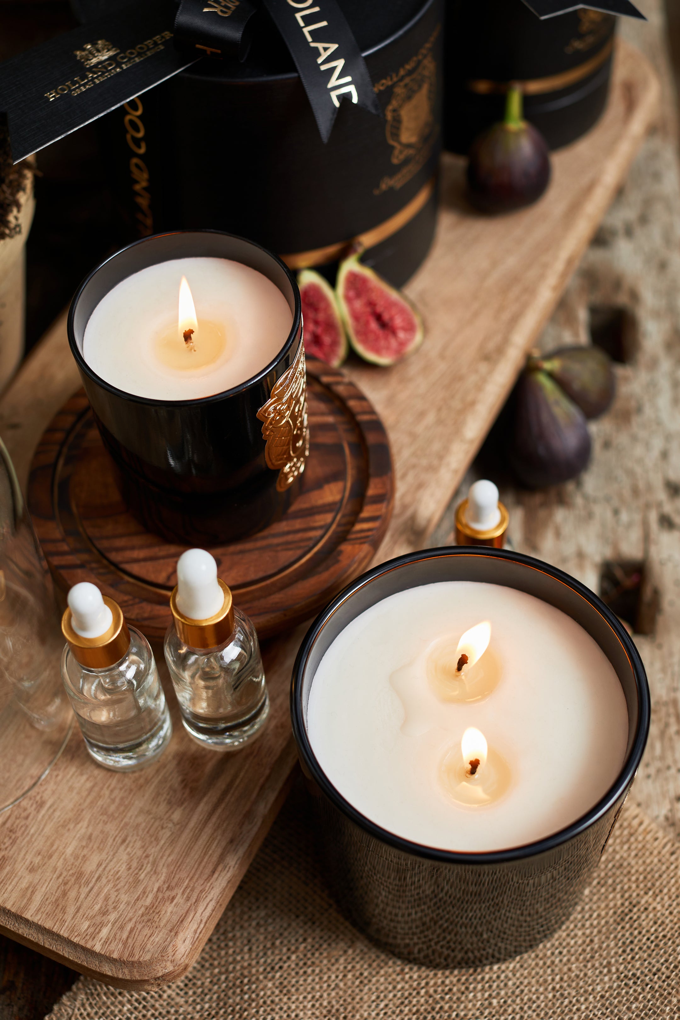 Double Wick Candle (Figue Noir) – Holland Cooper