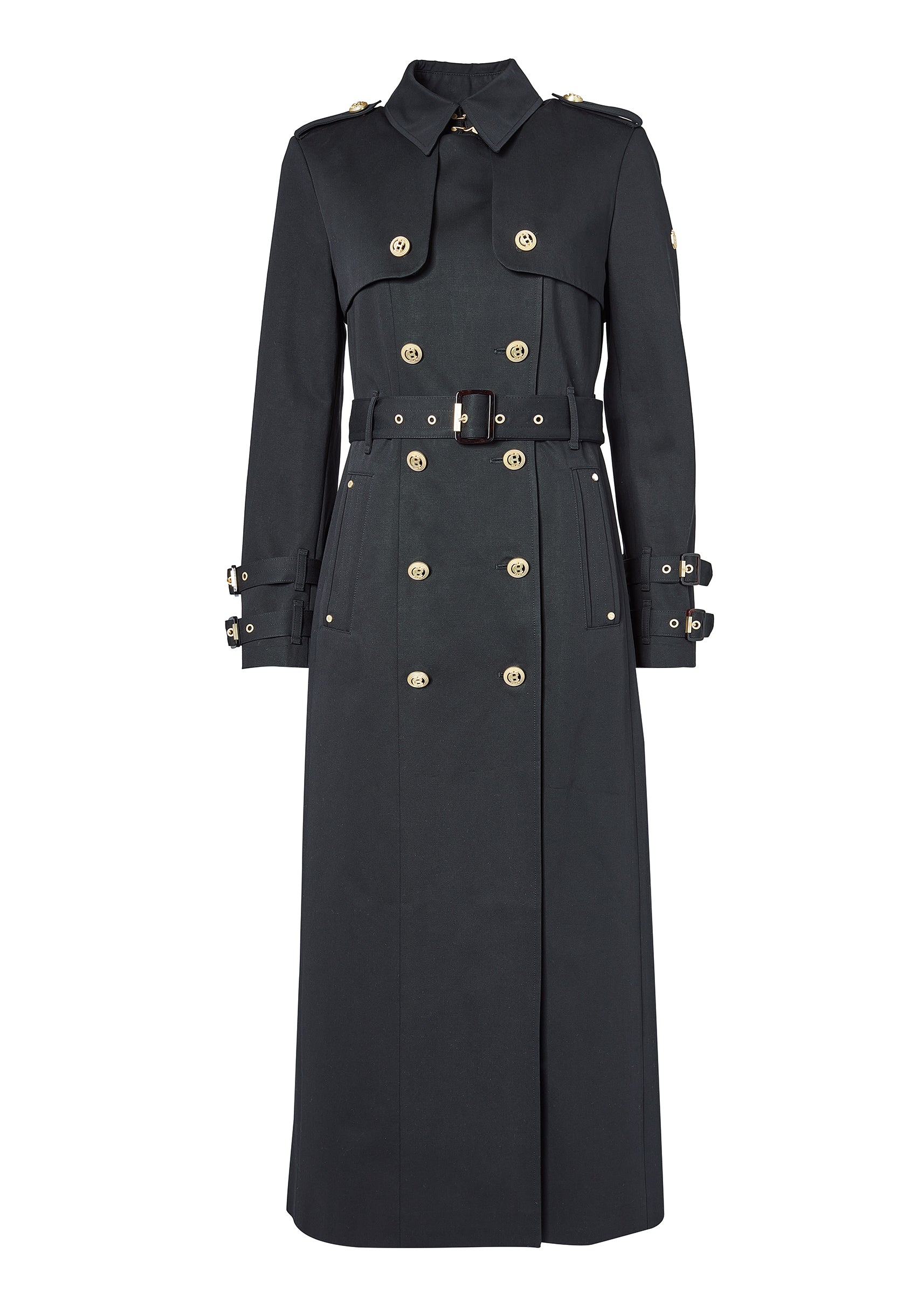 Gatcombe Full Length Trench Coat (Black) – Holland Cooper
