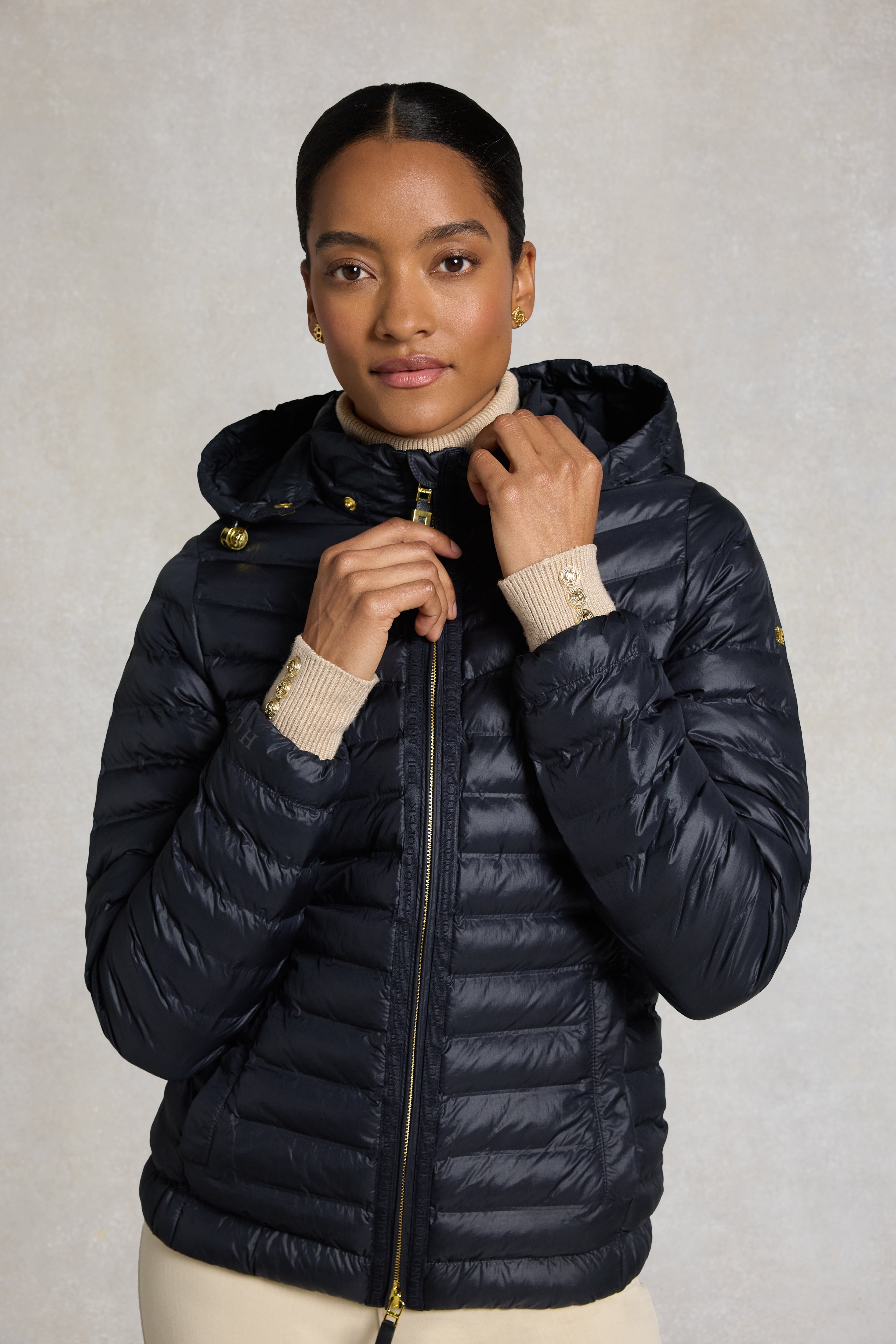 Lightweight Puffer Jacket (Ink Navy) – Holland Cooper