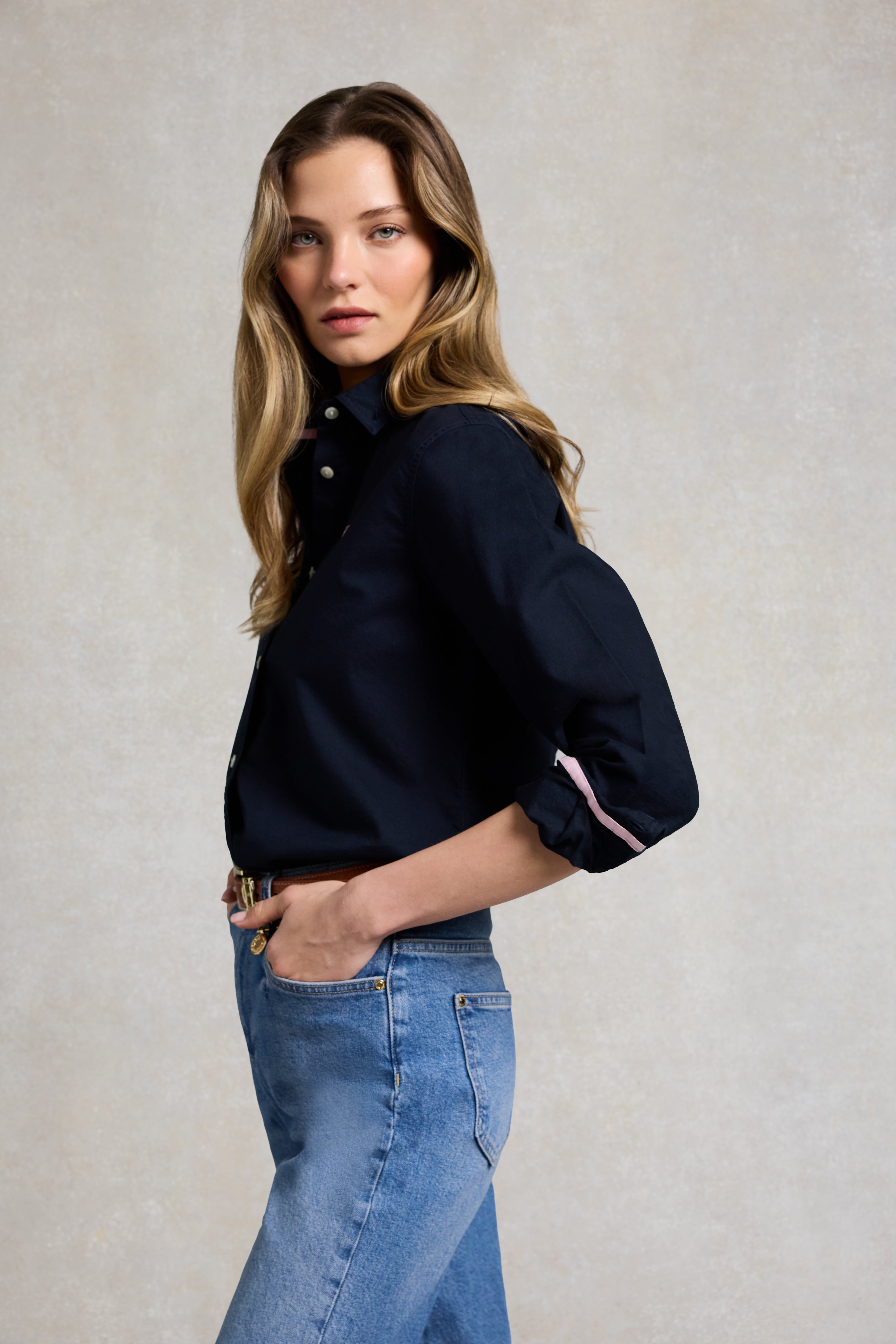 Oxford Shirt (Ink Navy) – Holland Cooper
