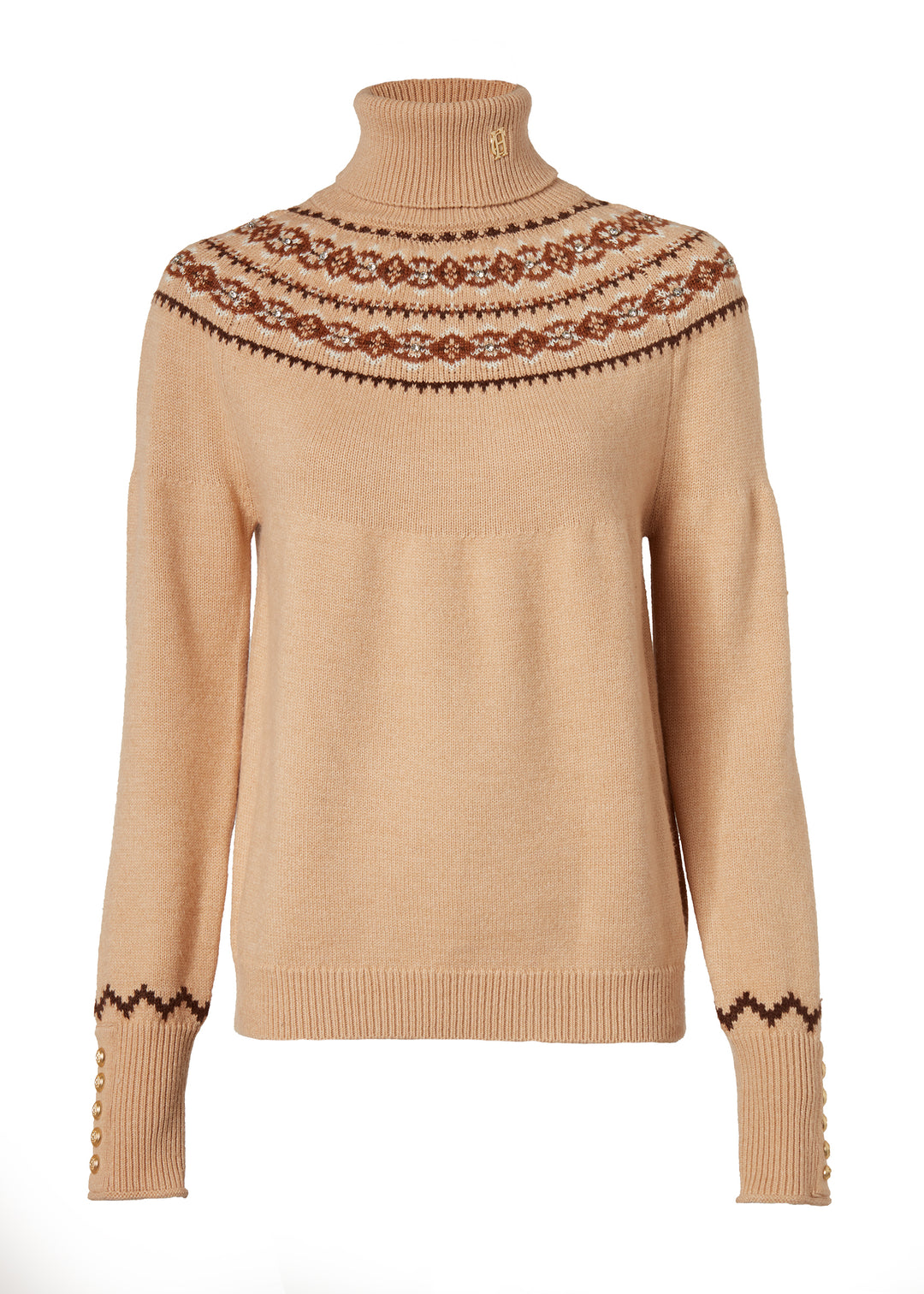 Jennifer Roll Neck Knit (Camel) – Holland Cooper