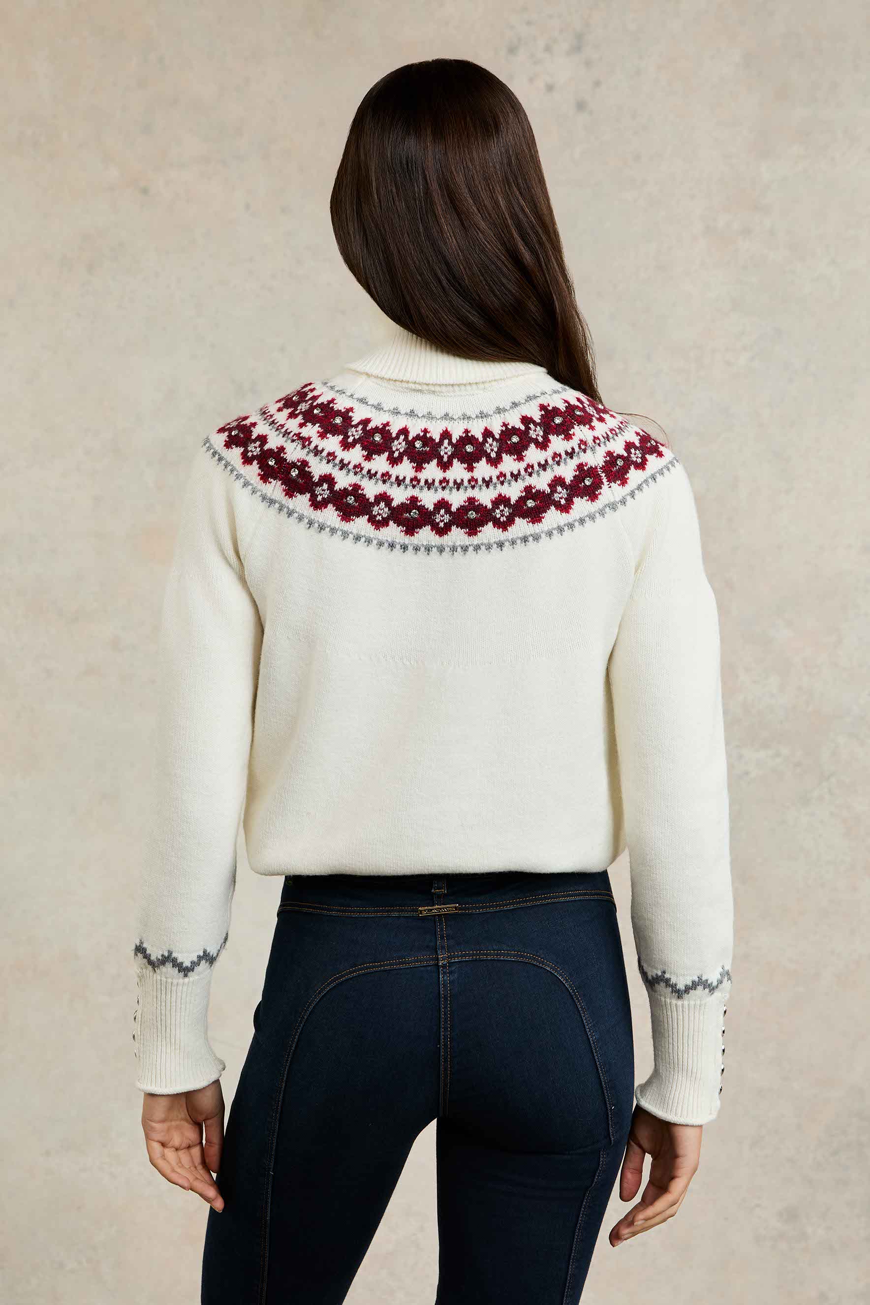 Jennifer Roll Neck Knit (Natural) – Holland Cooper