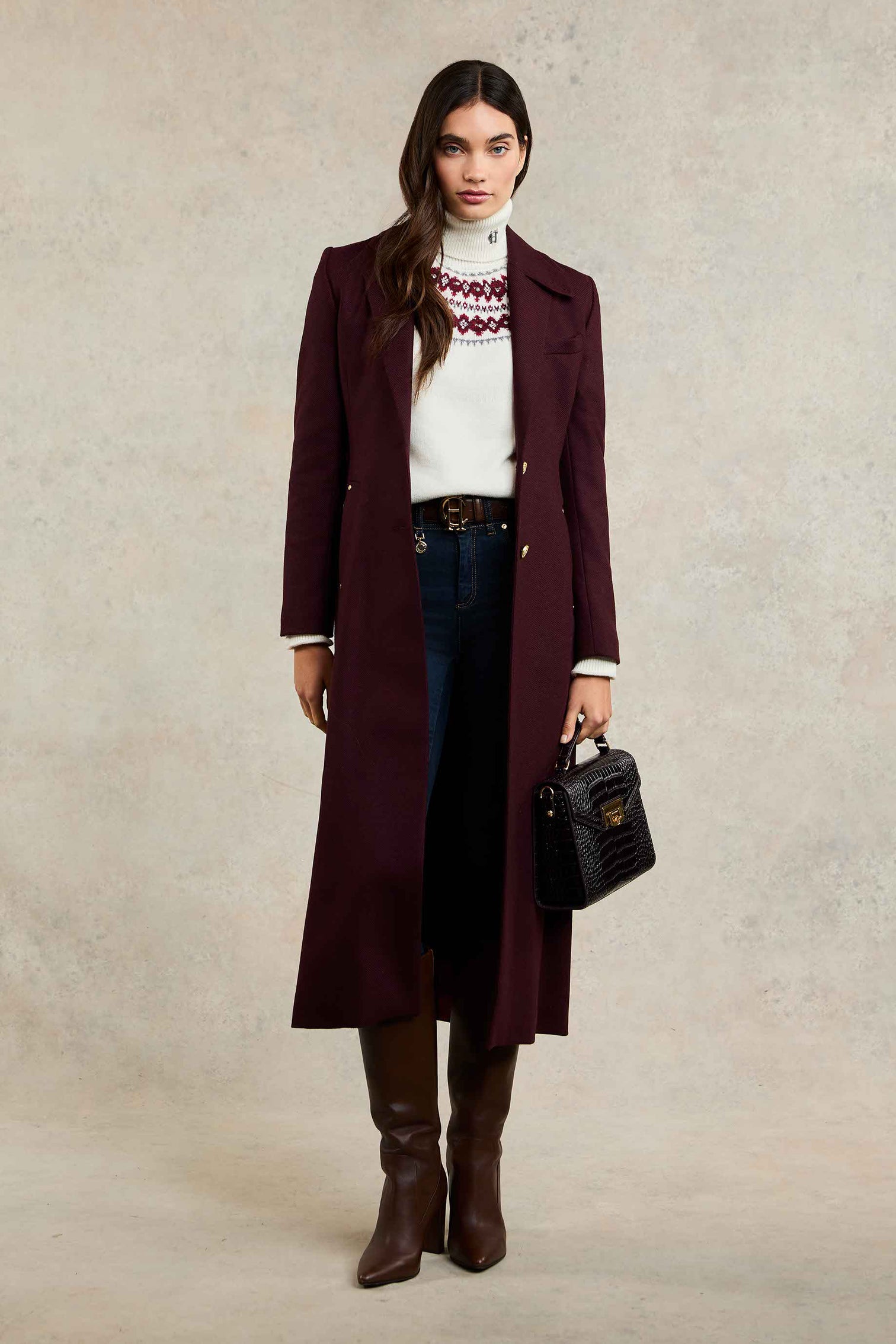 Jennifer Roll Neck Knit (Natural) – Holland Cooper