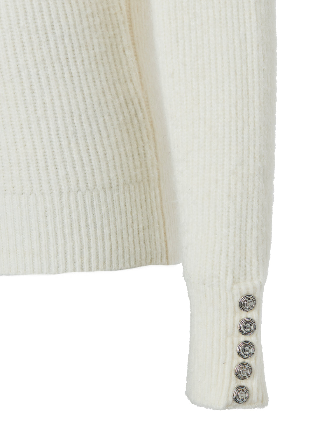 Kelsie Rib Embellished Roll Neck (Natural) – Holland Cooper