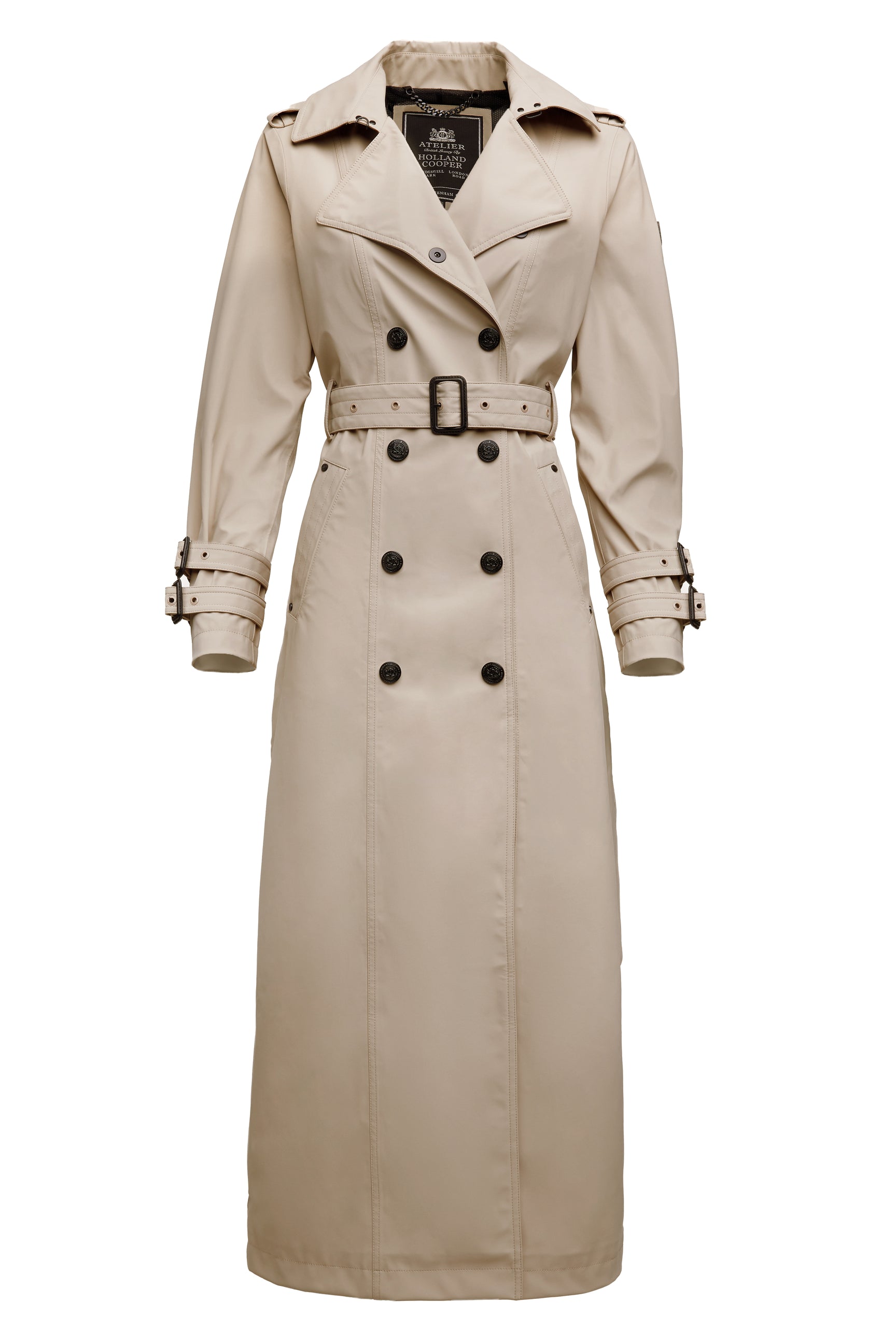 Full Length Kendal Waterproof Trench Coat (Stone) – Holland Cooper