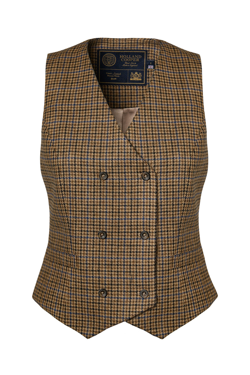 Kensington Waistcoat (Abbot Check Tweed) – Holland Cooper