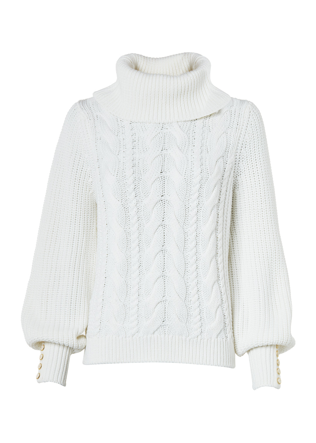 Corded Roll Neck Knit (Natural) – Holland Cooper