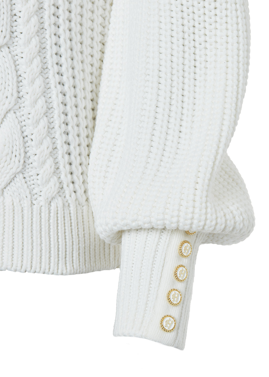 Corded Roll Neck Knit (Natural) – Holland Cooper