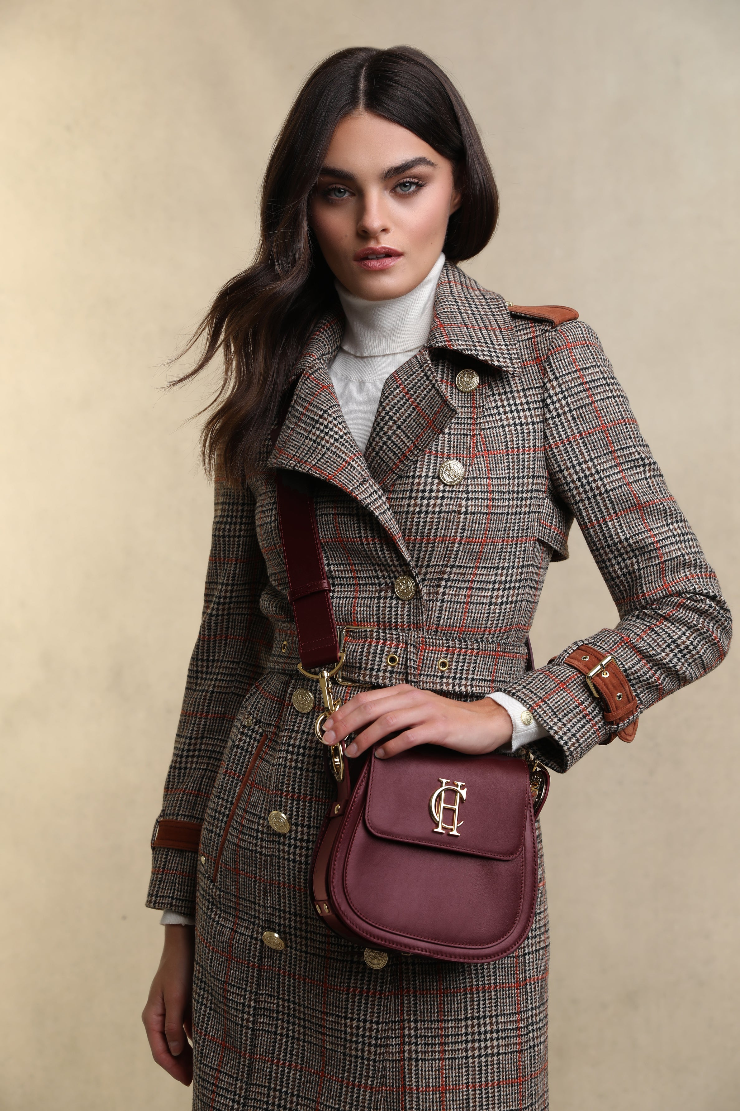 Chelsea Saddle Bag (Merlot) – Holland Cooper