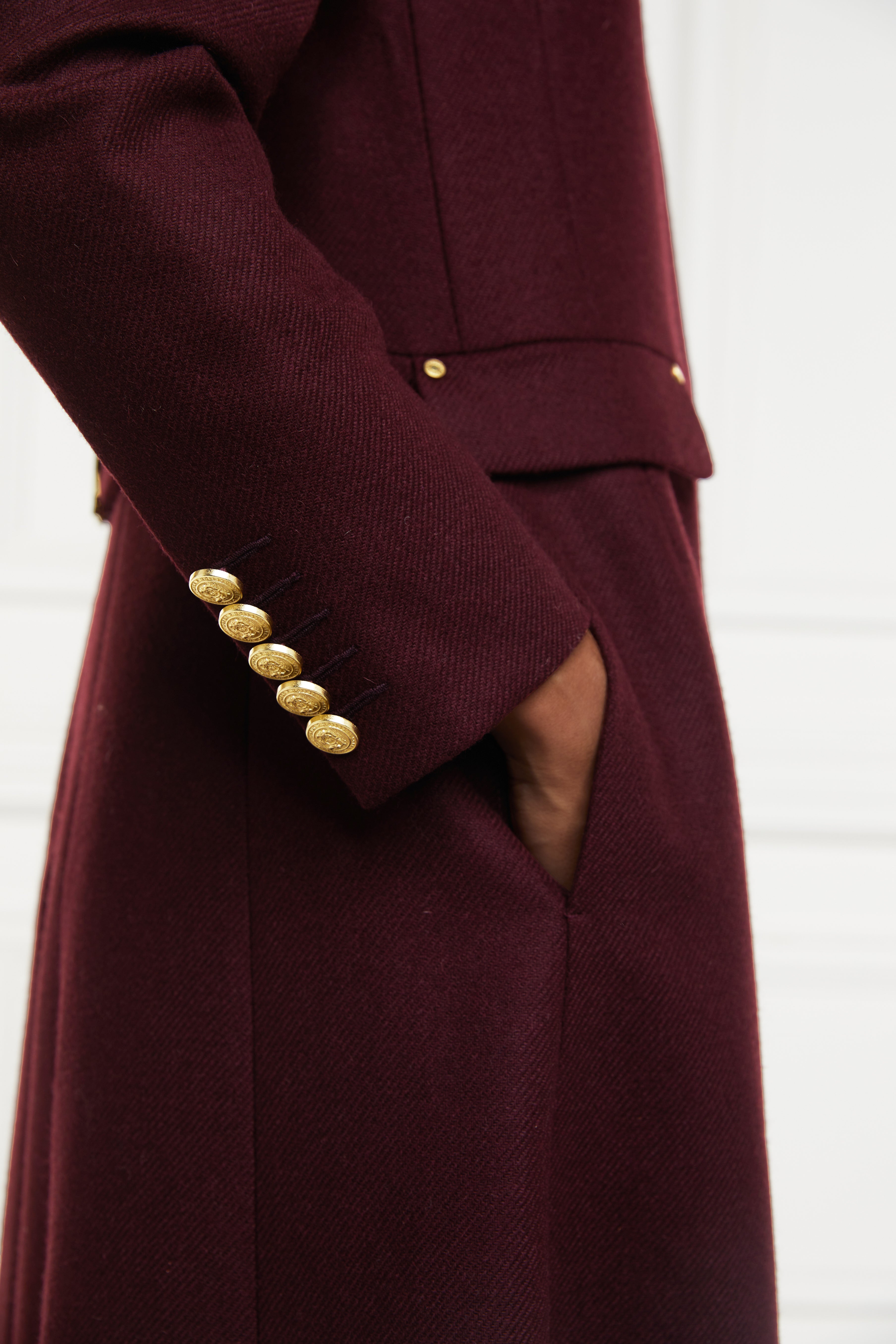 Dowdeswell Coat (Mulberry) – Holland Cooper