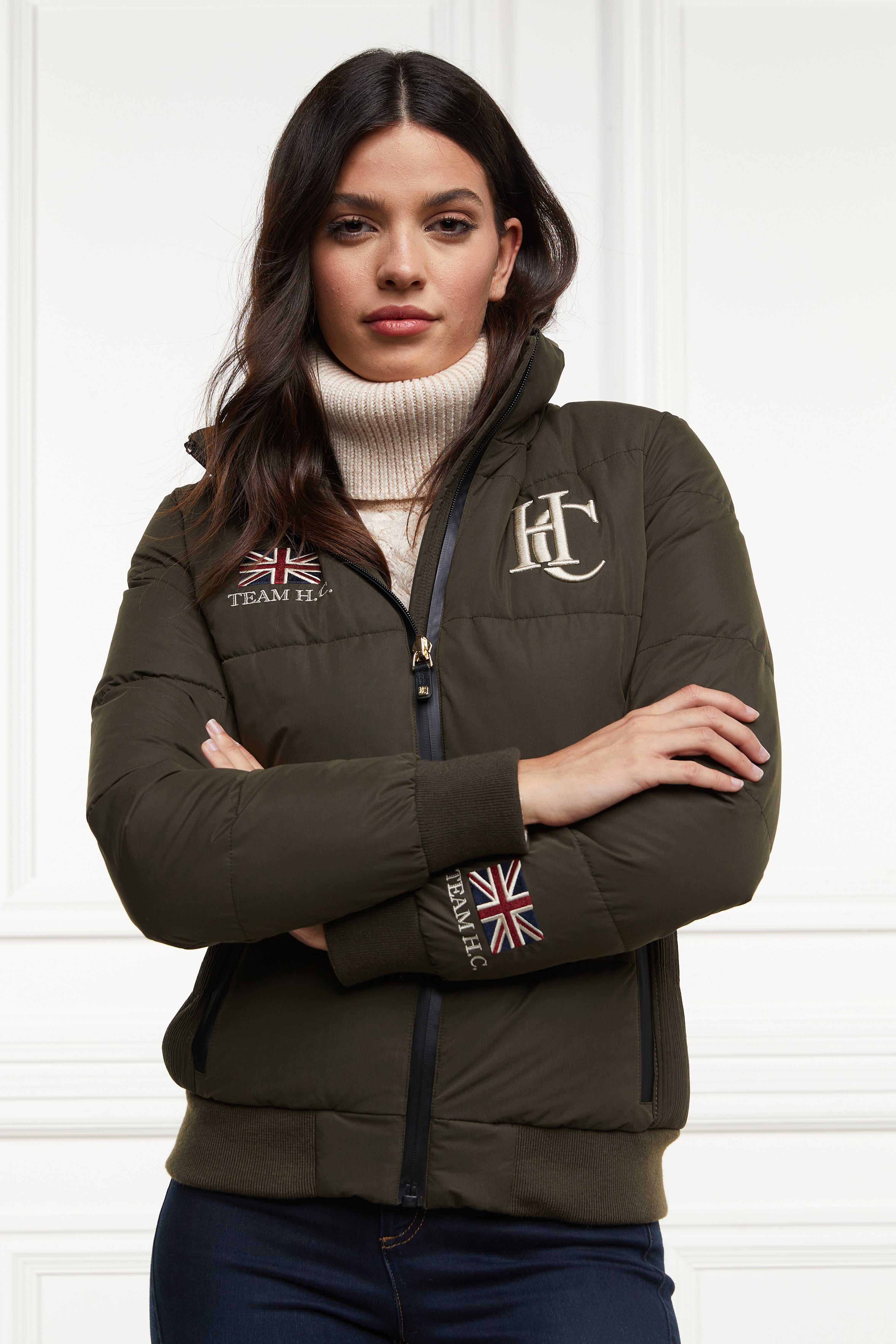 Team Padded Jacket (Khaki) – Holland Cooper