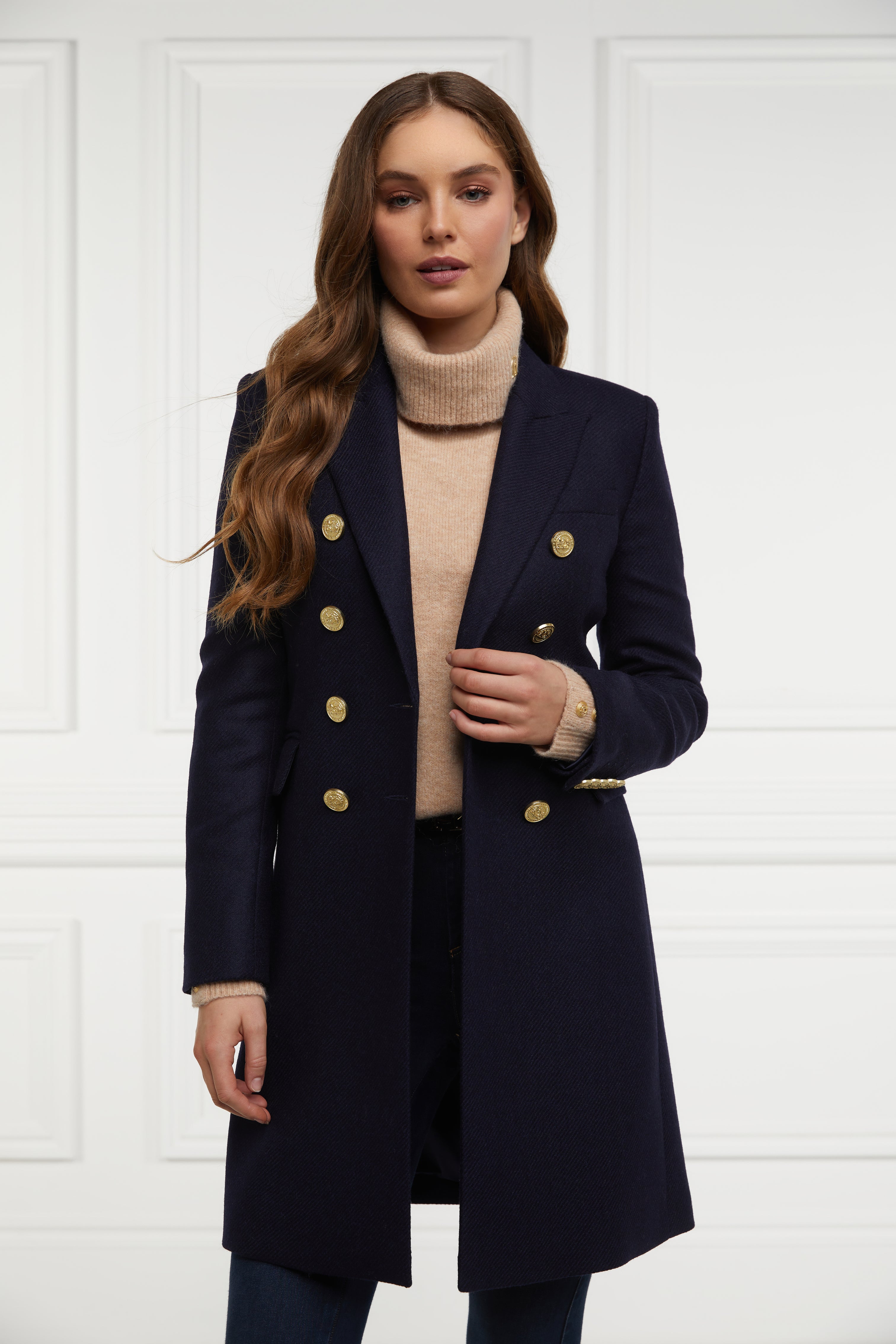 Knightsbridge Coat (Navy) – Holland Cooper