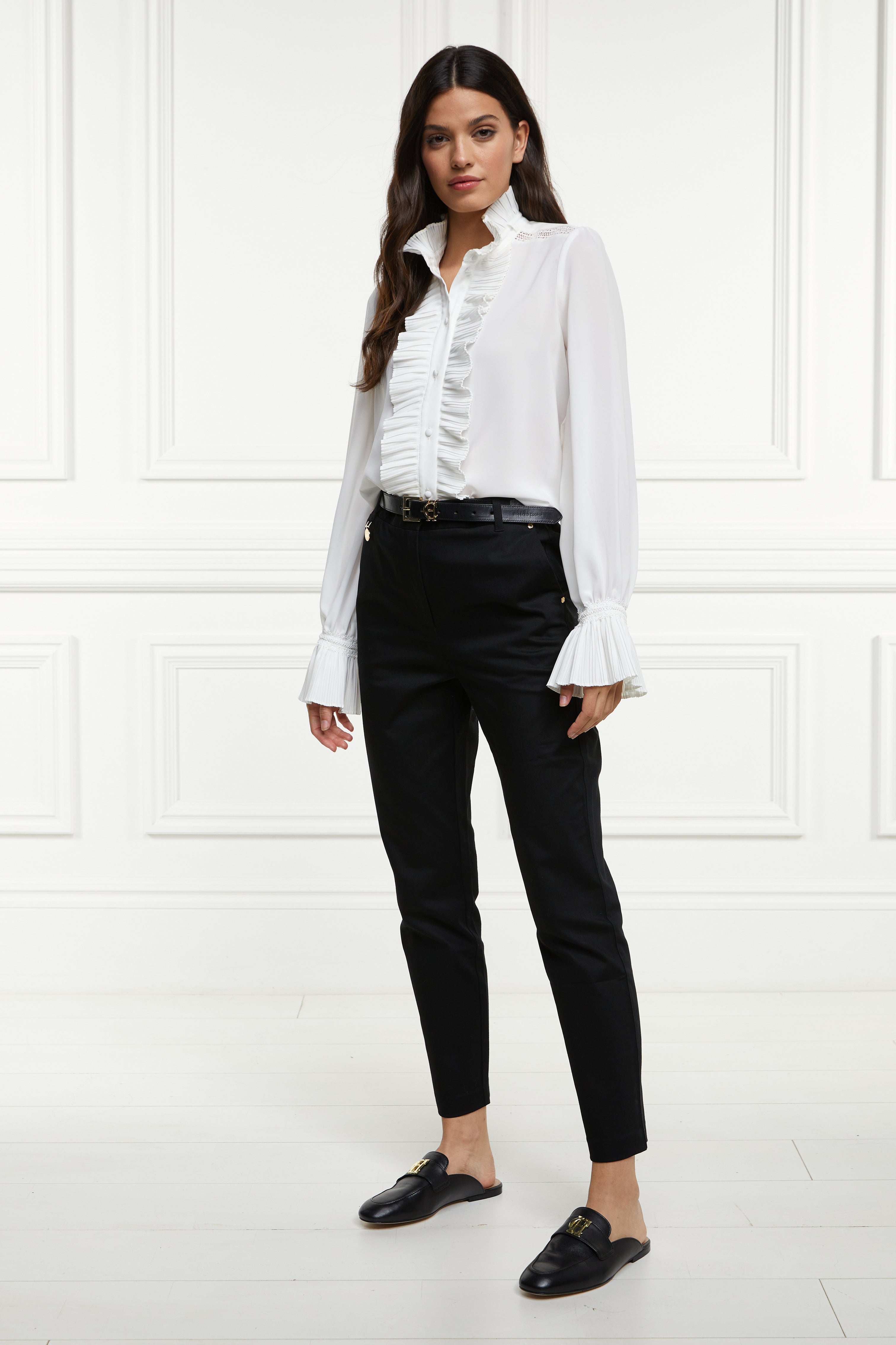 Bexley Cigarette Trouser (Black) – Holland Cooper